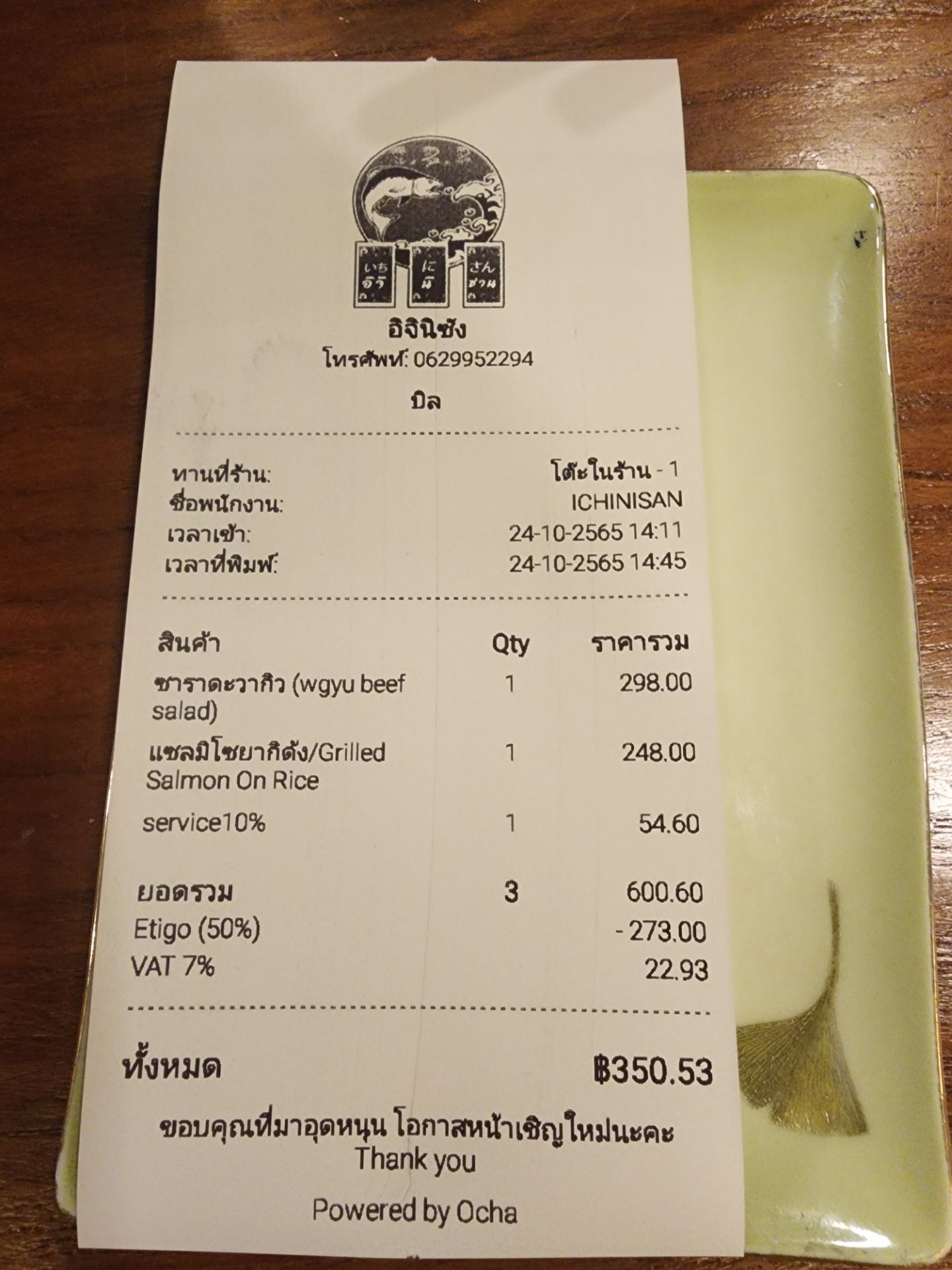 รูป 123 Ichi Ni San Japanese Restaurant @SATHON 1