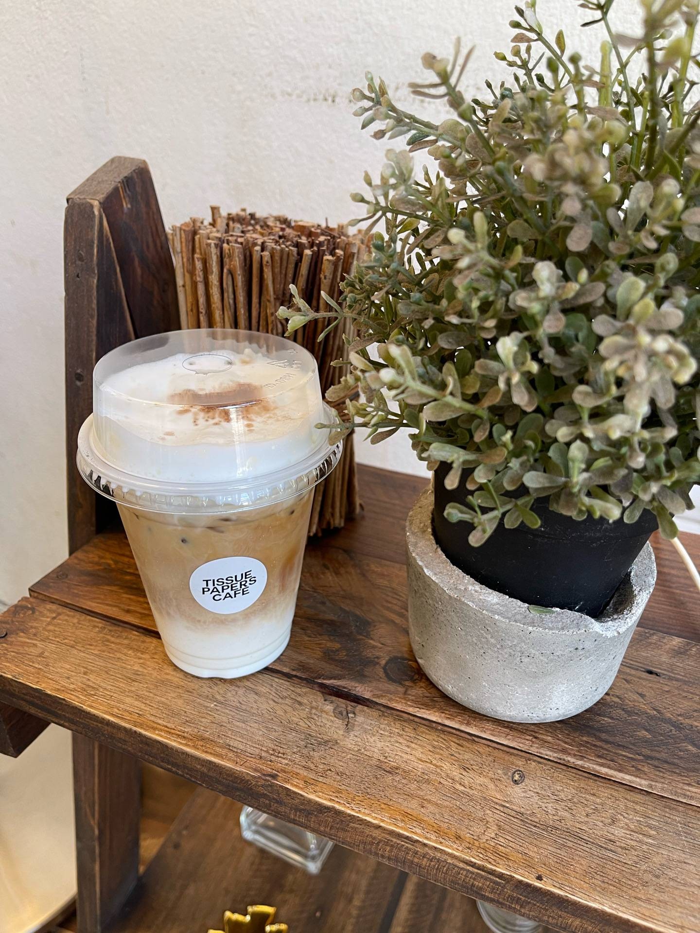 คาปูชิโน่ ร้าน Tissue Papers Cafe - Wongnai