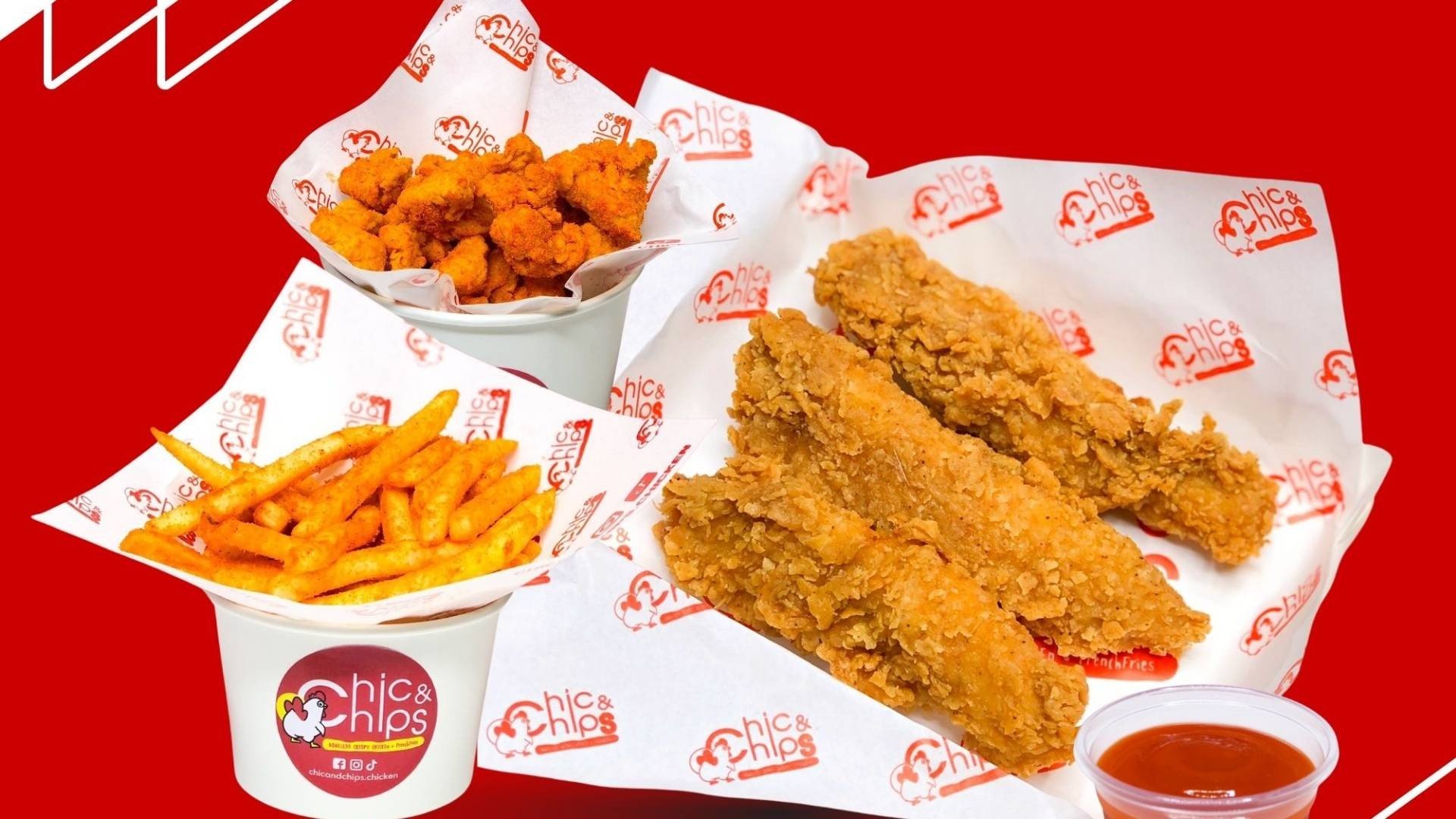 ร้าน CHIC AND CHIPS ไก่ทอด เฟรนช์ฟรายส์ - The Street รัชดา | รีวิวร้านอาหาร