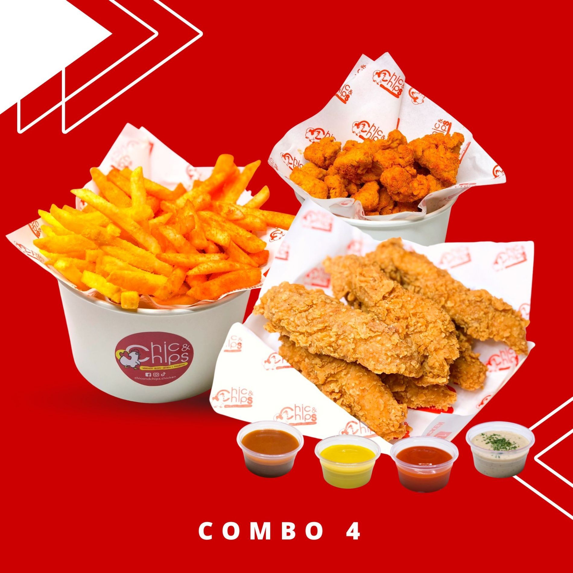 ร้าน CHIC AND CHIPS ไก่ทอด เฟรนช์ฟรายส์ - The Street รัชดา | รีวิวร้านอาหาร