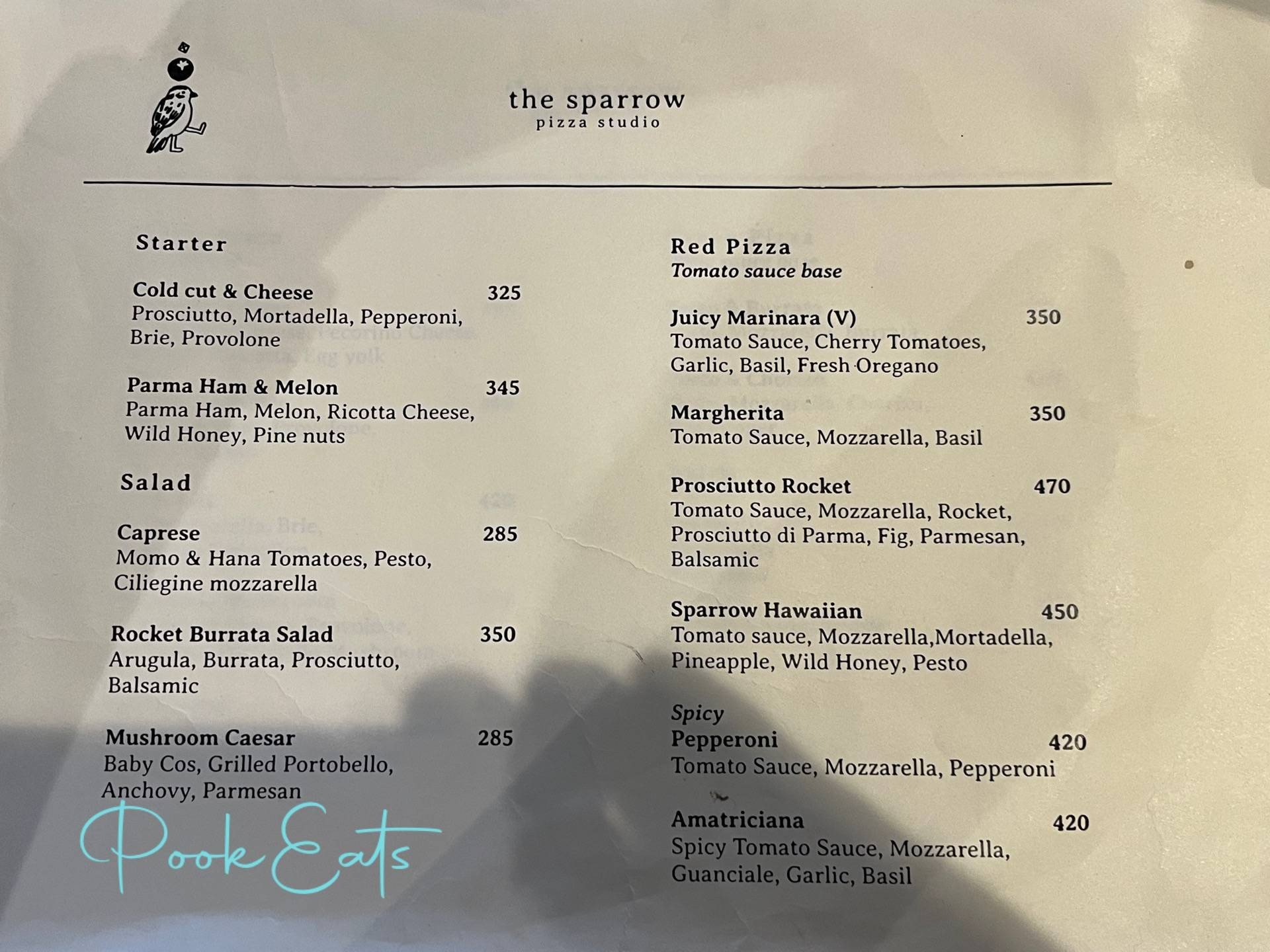 รูป the sparrow pizza studio