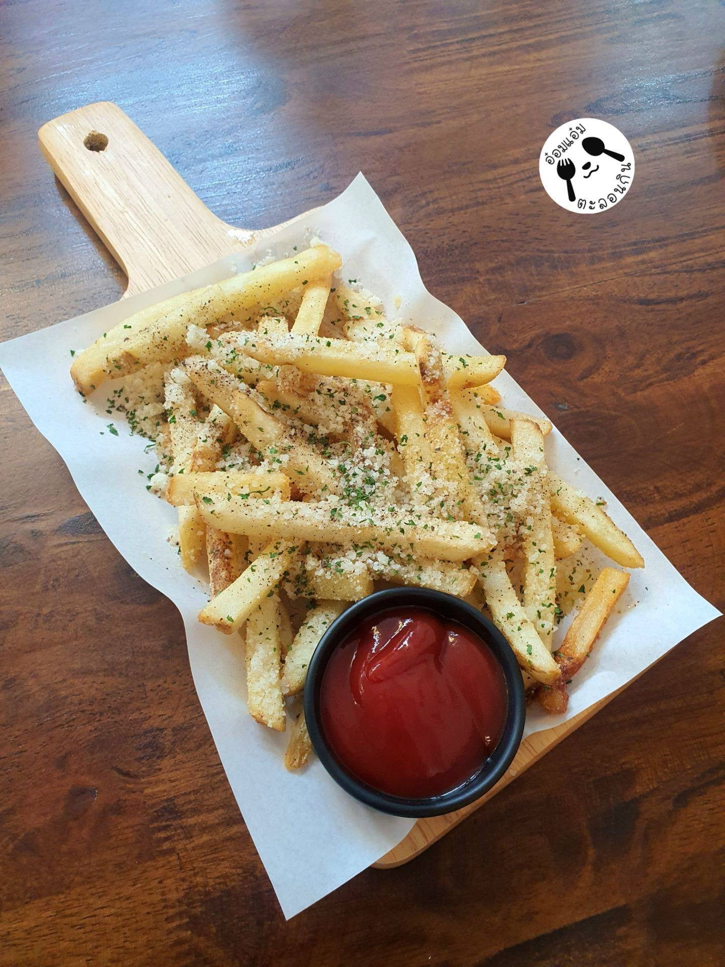 Truffle Fries ร้าน Georgio's Pizza BKK
