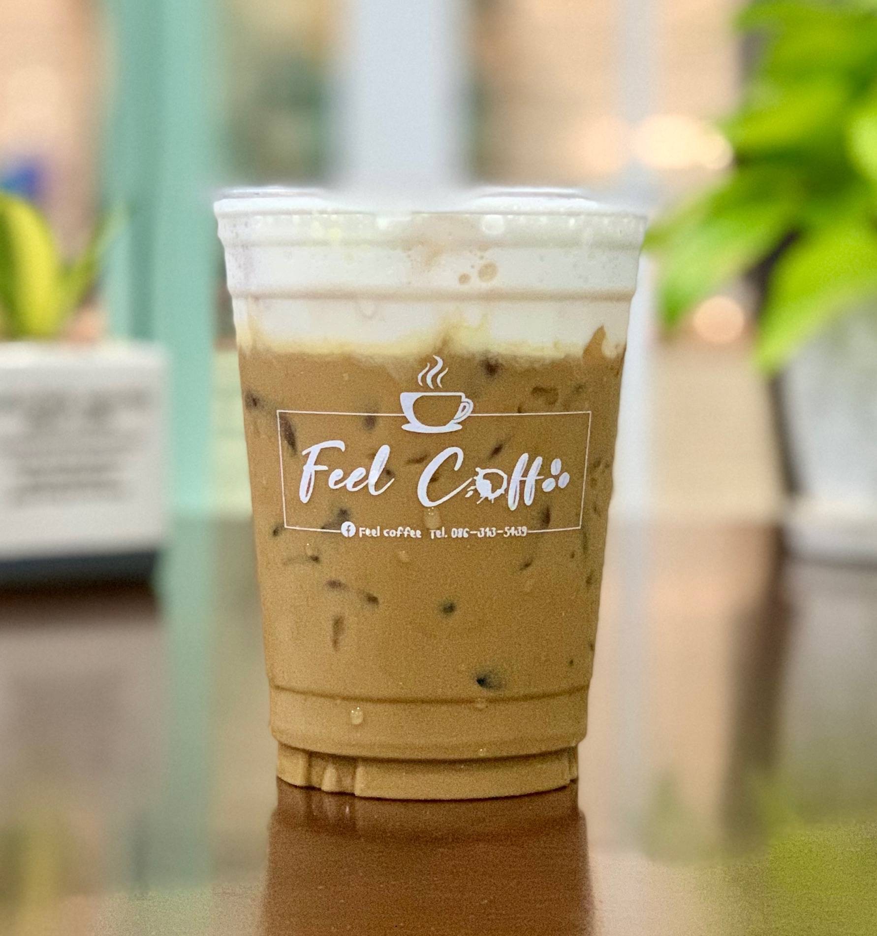 คาปูชิโน่ • image ร้าน Feel coffee กาแฟสด สาขา รพ.กรุงไทยเวสเทิร์น ...