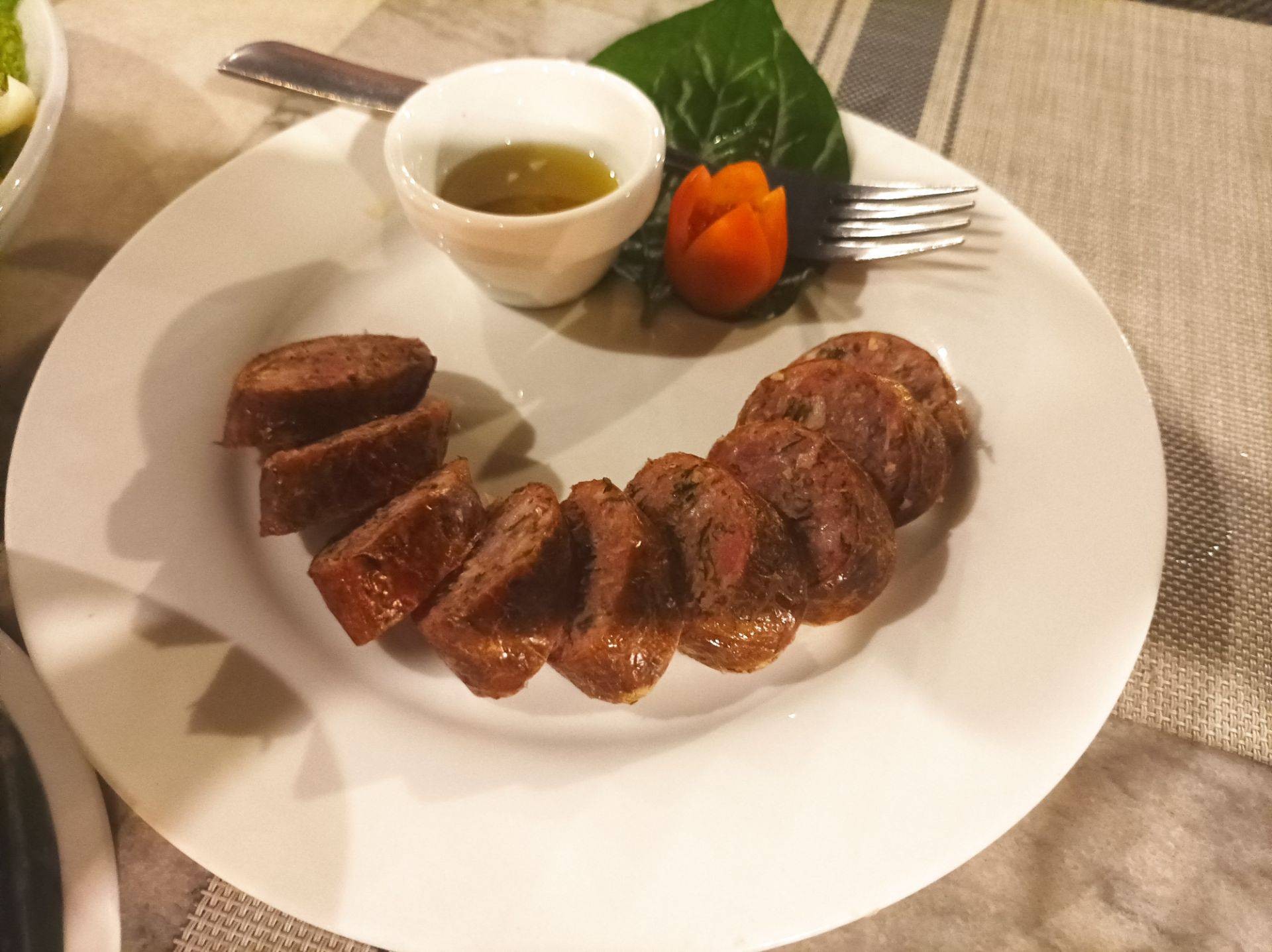 ไส้อั่วหลวงพระบาง ร้าน Le Calao Restaurant