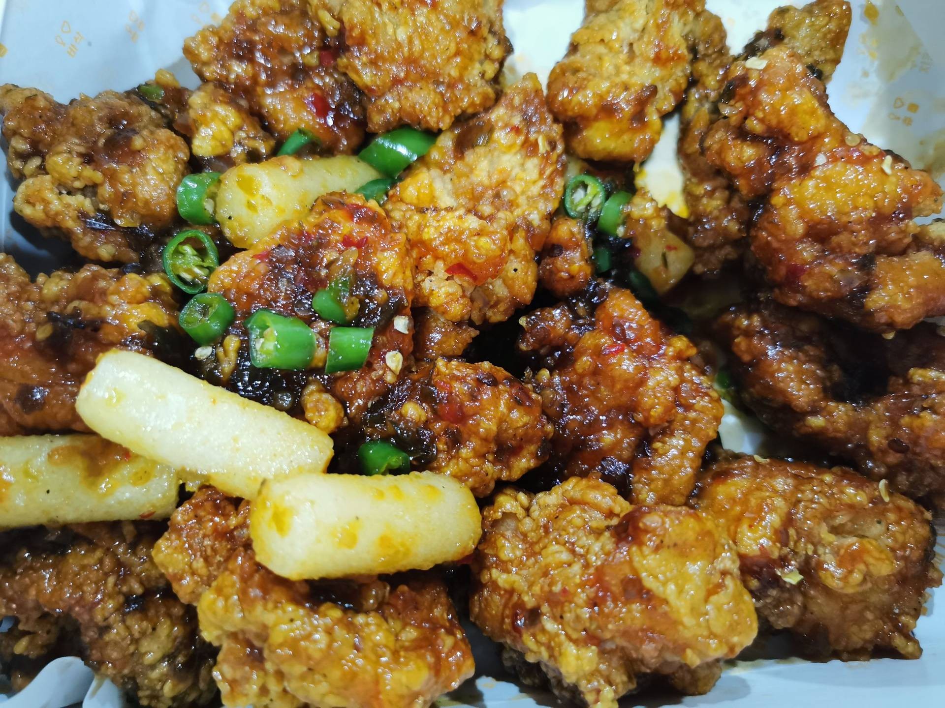 รีวิว GuGu Chicken Korean Crispy Chicken ซีคอนบางแค - รสนี้เผ็ดสะใจ - Wongnai