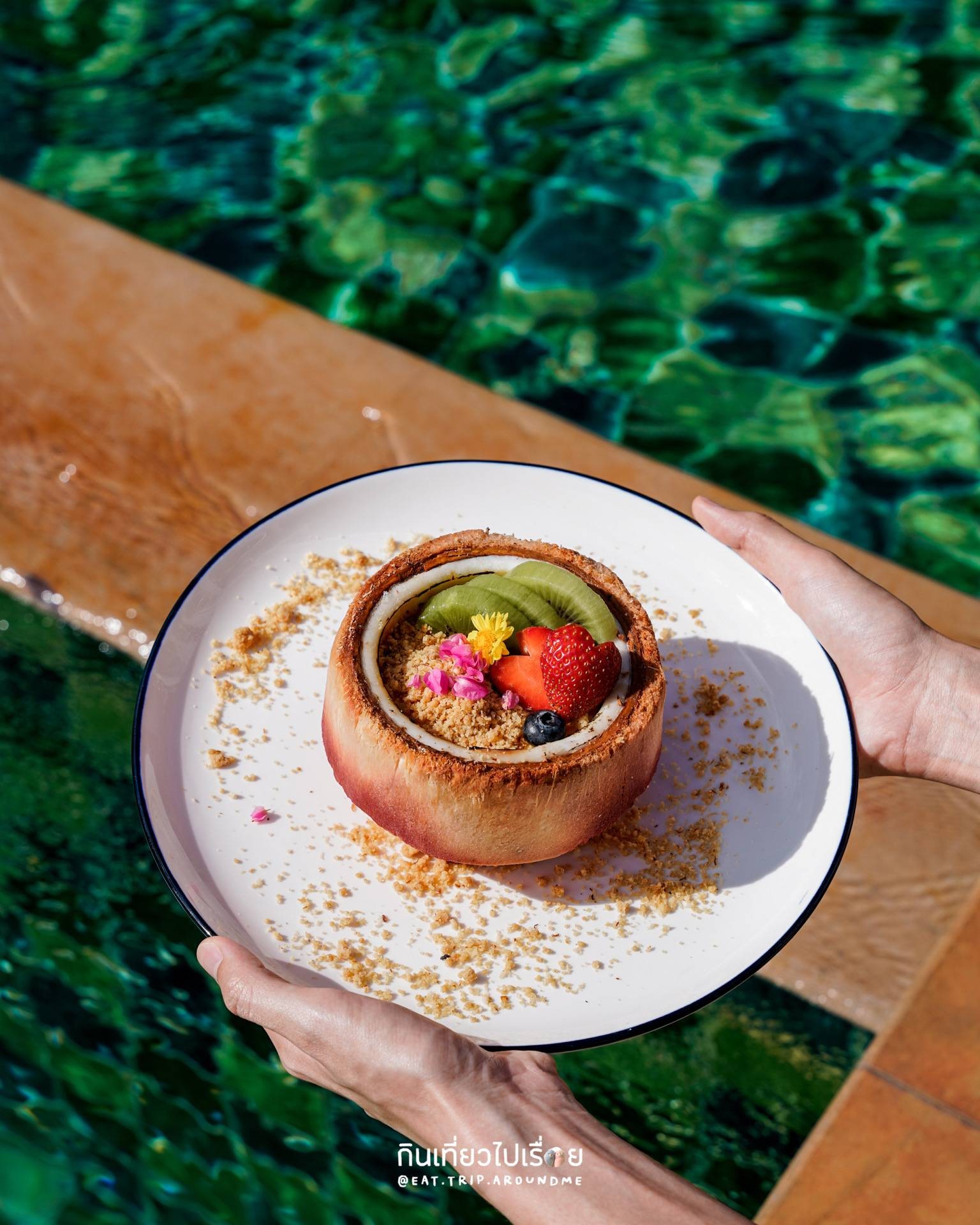 Coconut Creme Brulee ร้าน Lacol Khaoyai