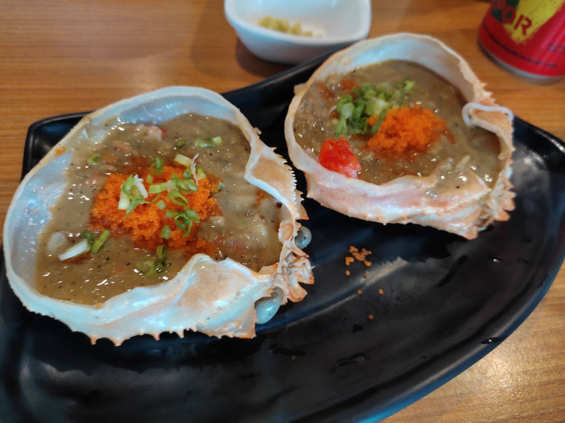 มันปูปรุงรส ร้าน Aroi Sushi Thru Thonglor ถนนเพชรบุรีตัดใหม่