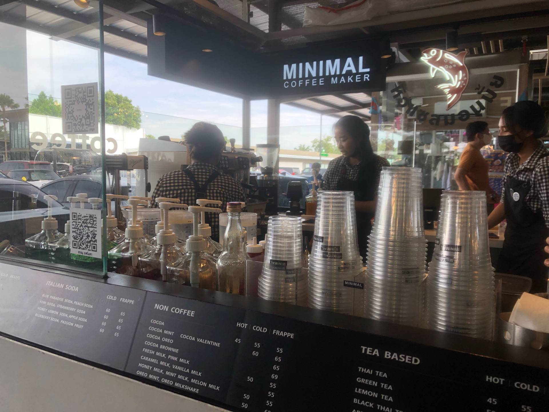 รีวิว Minimore Coffeelism ตลาดสดธนบุรี - ร้านกาแฟมินิมอล ราคาดี คุณภาพ ...