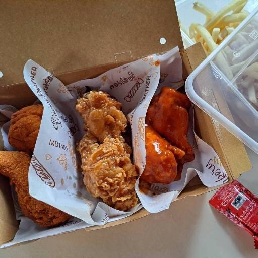 รีวิว Gu Check Chicken ไก่ทอดซอสเกาหลี บ้านบ่อ - อร่อยทุกเมนูเลยค้าบ