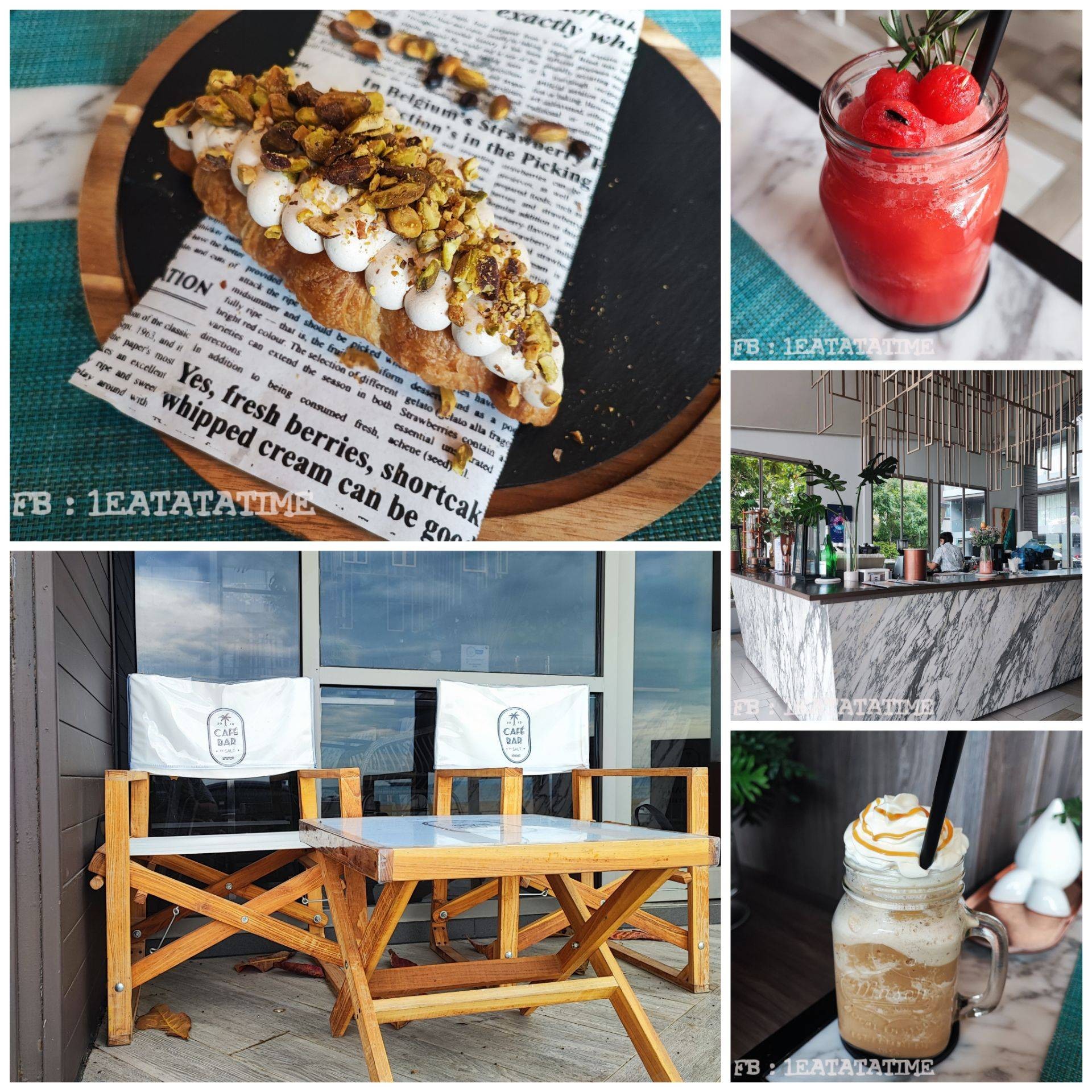 รีวิว Cafe Bar By Salt - คาเฟ่ริมหาดจอมเทียน