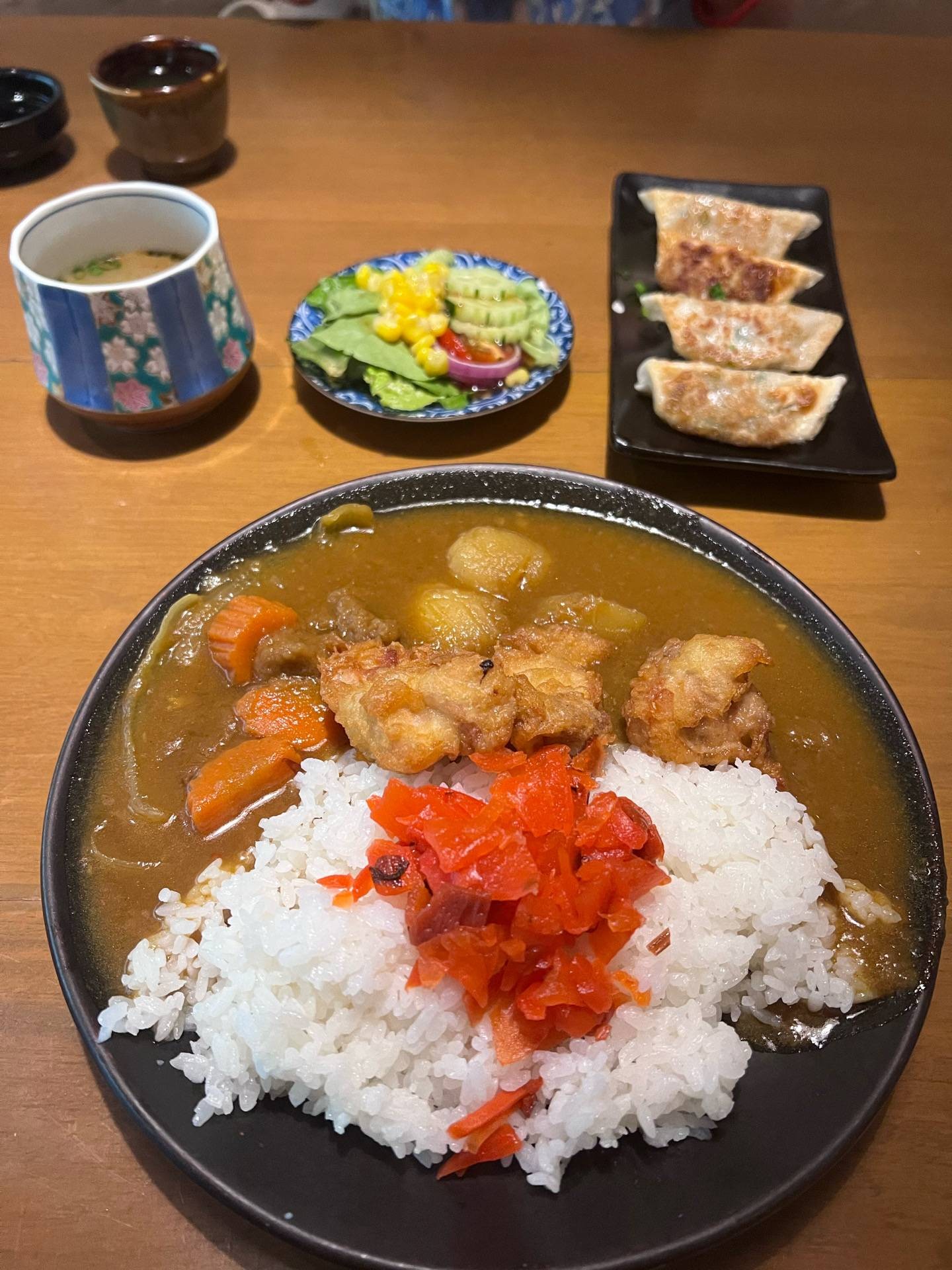 Chicken curry set ร้าน Happy Rice สาทร ซอย 10