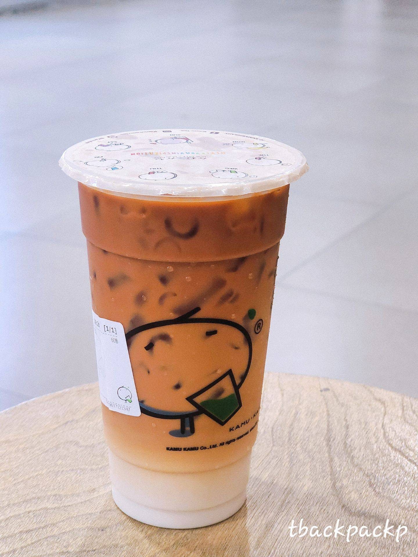 Thai tea (M) ร้าน Kamu Tea Siam Square One