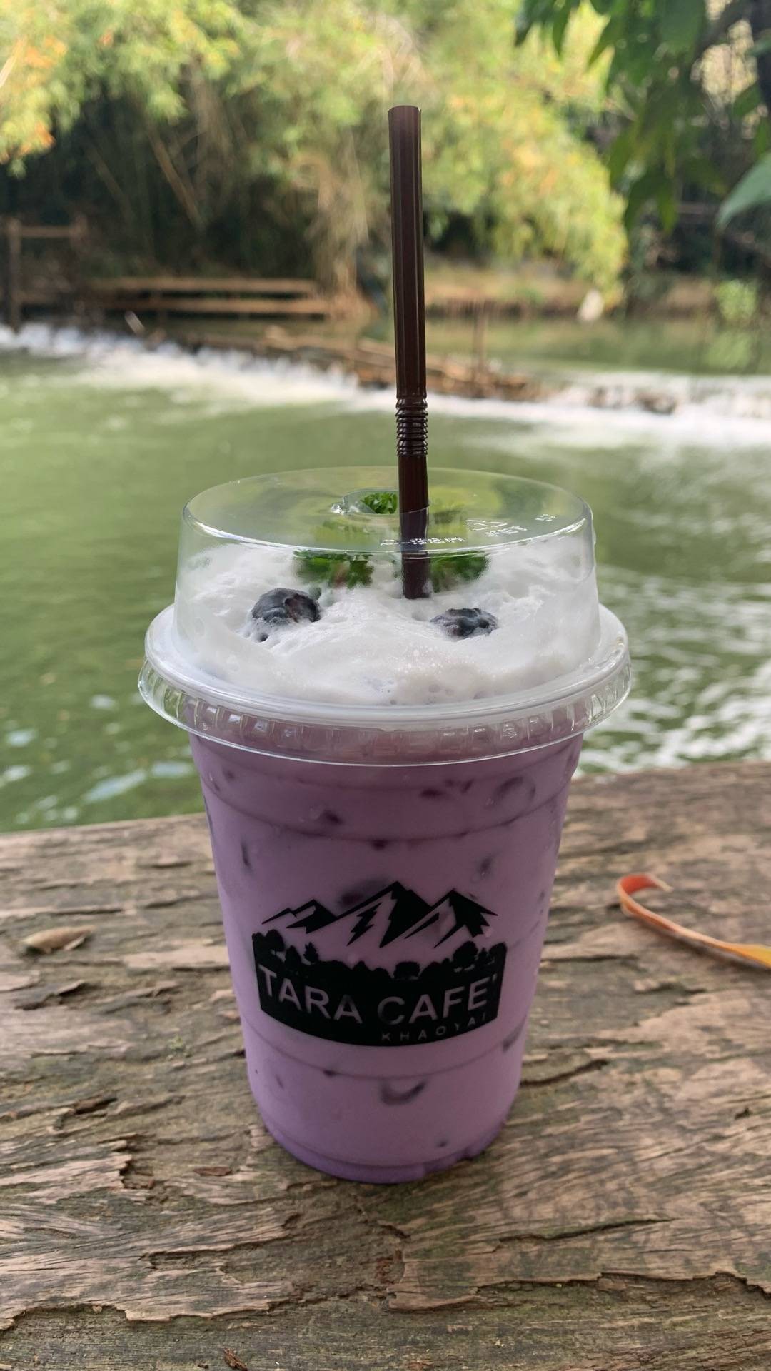 มันม่วงเจแปน ร้าน Tara Cafe เขาใหญ่