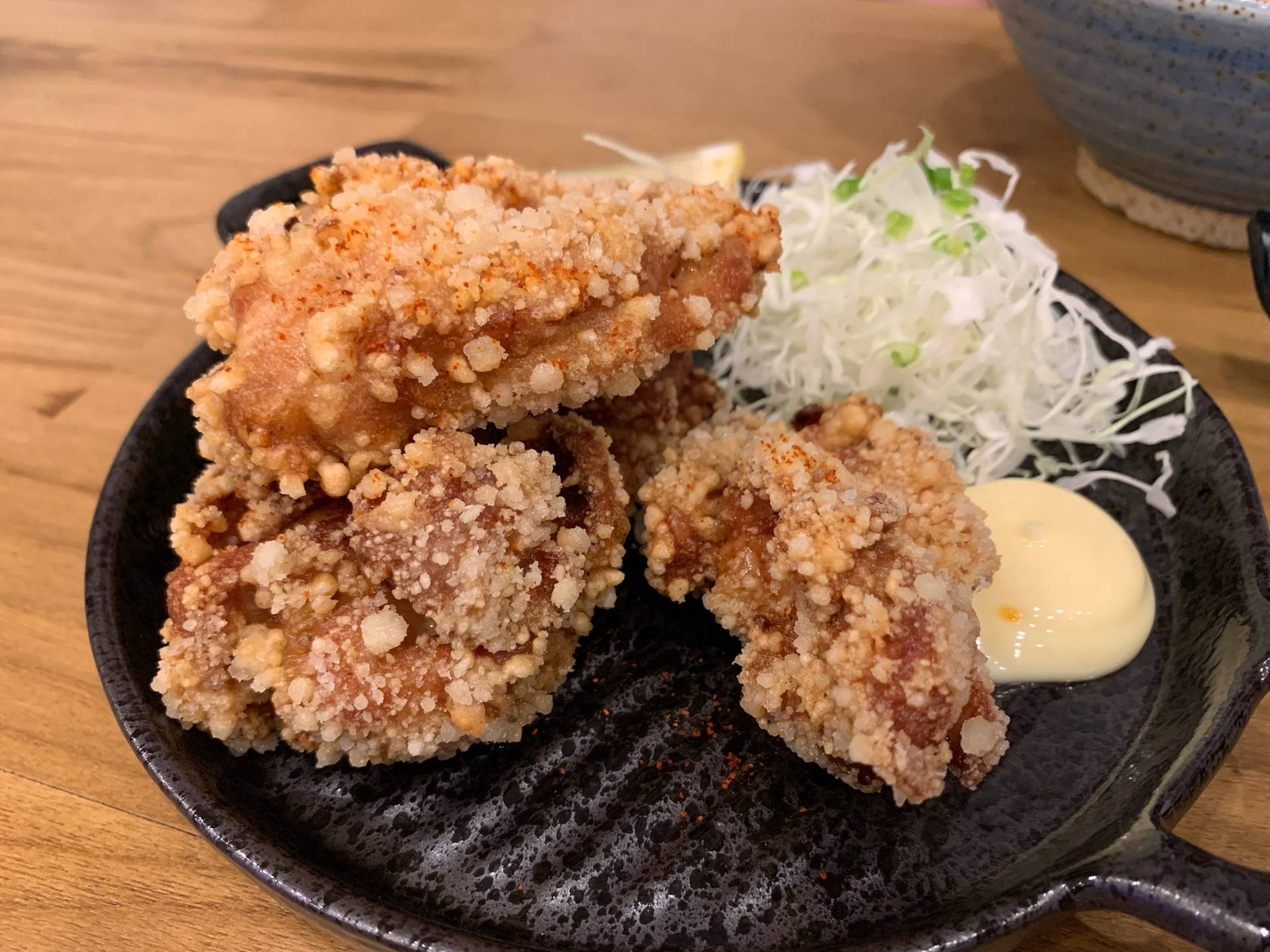 ไก่คาราอาเกะ • ไก ร้าน SAMBAI RAMEN - - Wongnai