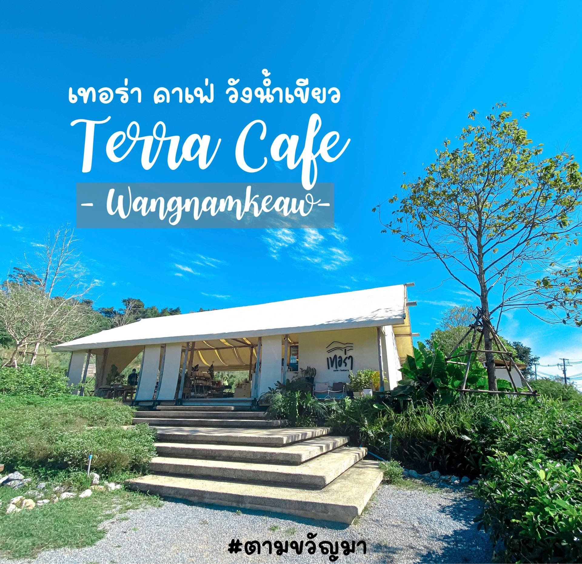 รีวิว TERRA Cafe - คาเฟ่สไตล์แค้มปปิ้งสุดชิลล์แห่งวังน้ำเขียว