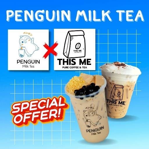 รีวิว ชานม Penguin Milk Tea ซ.บ้านกลาง (ปากซอยวัดมะขาม)