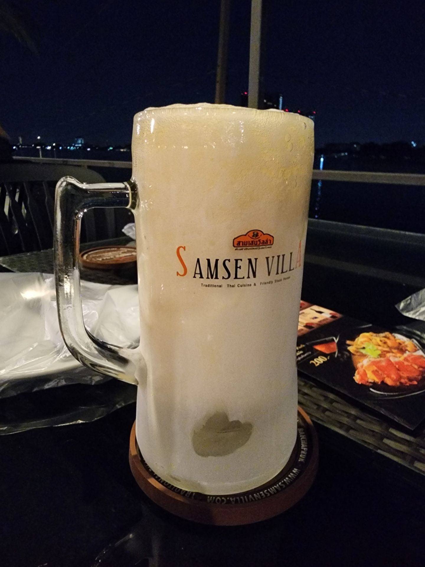 เบียร์สิงห์วุ้นๆ ร้าน Samsen Life Restaurant - The River ร้านอาหาร สามเสนไลฟ์ เดอะริเวอร์ เดอะริ ...