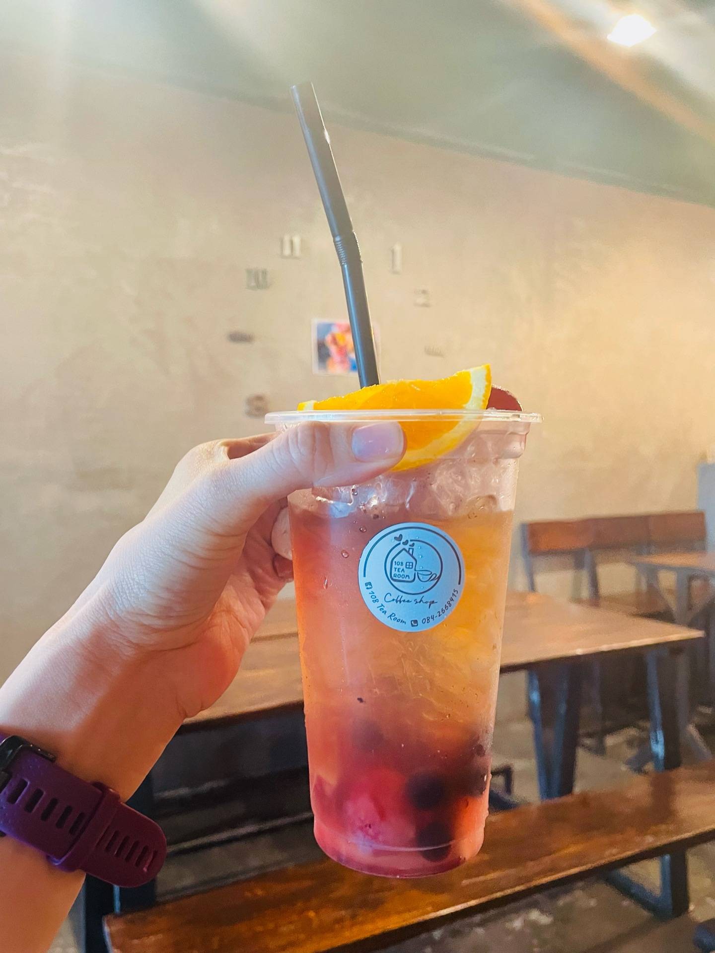 รีวิว 108 Tea Room - 🍉🍌🍒 ชาผลไม้ 🍓🍑🥭