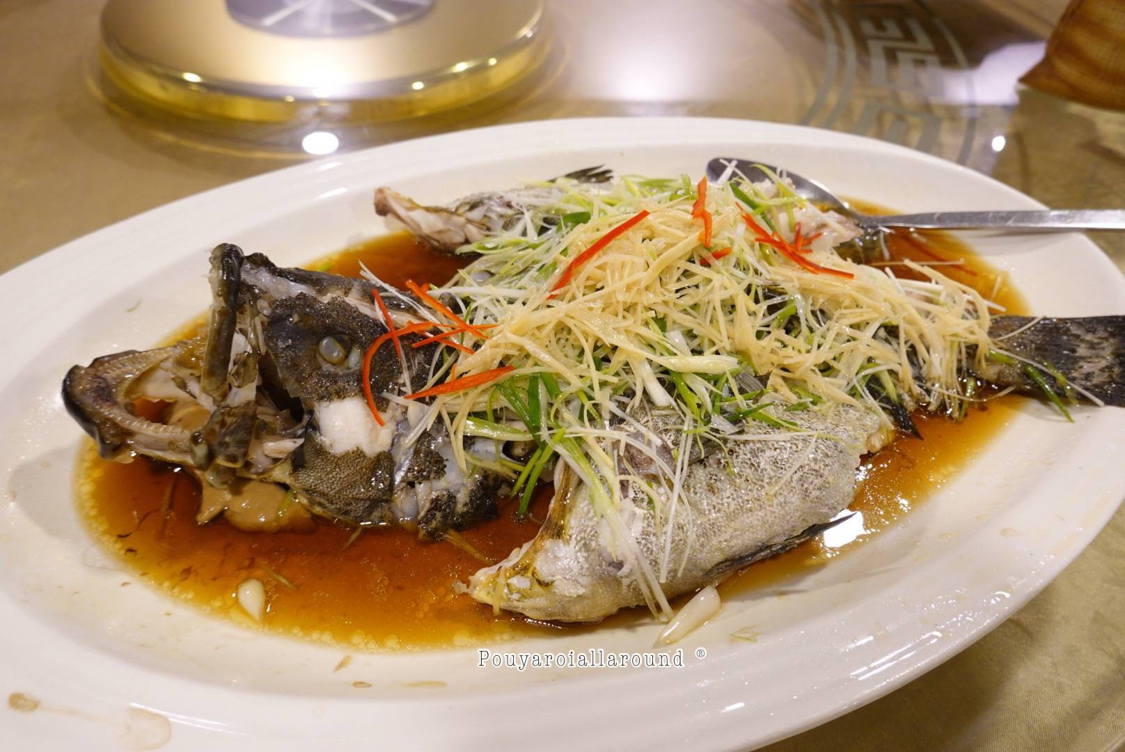 ปลาเก๋าดำนึ่งซีอิ้ว • เนื้อดีมาก ร้าน Siang Ping Loh Chinese Restaurant ...