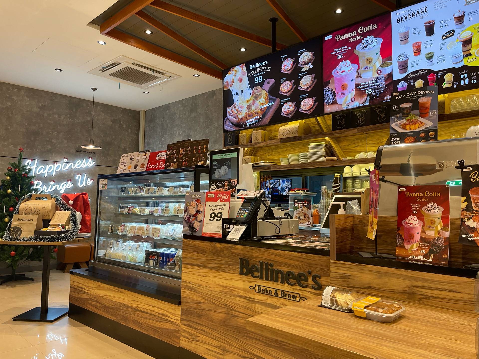 รีวิว Bellinee's Bake & Brew วัฒนานุกิจ แกลง - ขนมอบอร่อยต้องมาร้านนี้เลยค่ะ