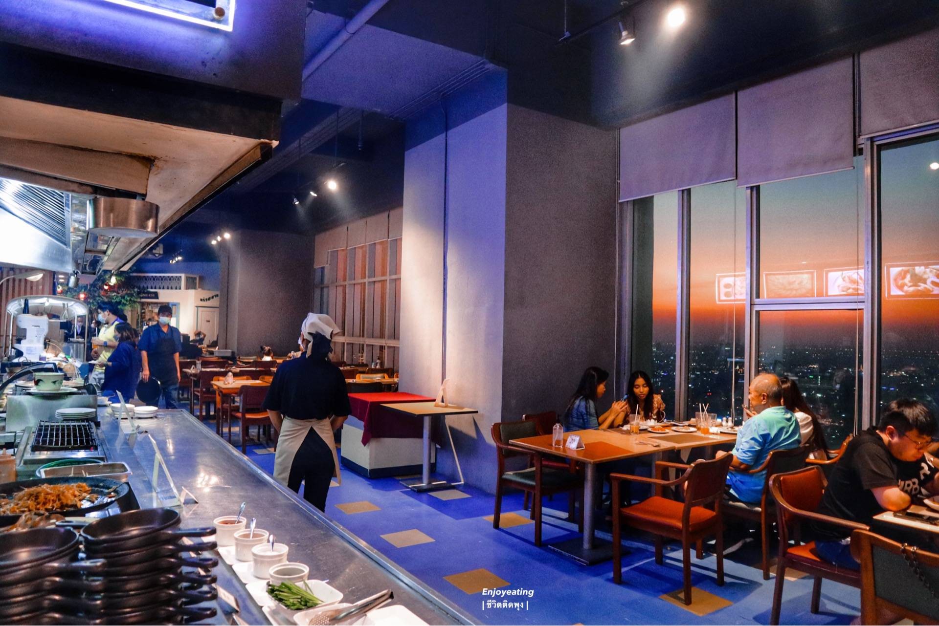 รูป Bangkok Sky Restaurant Baiyoke Sky Hotel ชั้น 76,78