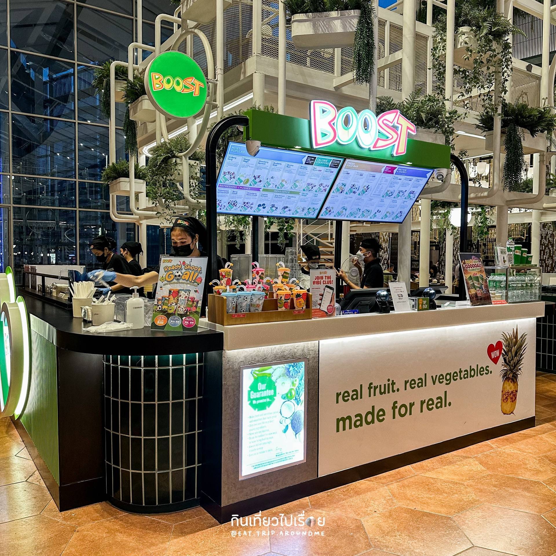 รีวิว Boost Juice Bars Central World - ร้านสมูตตี้ที่มีคิวตลอดเวลา