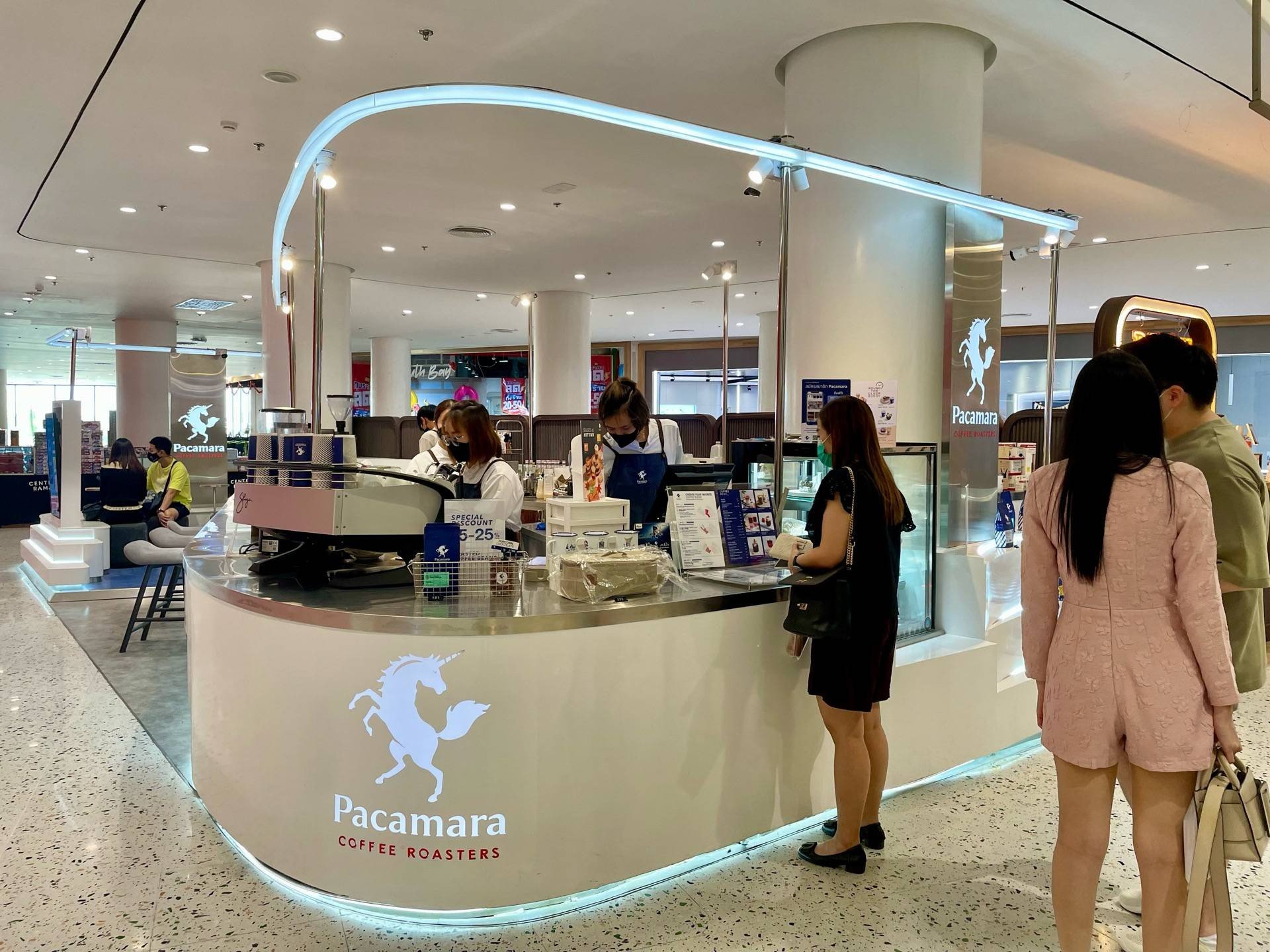 รีวิว PACAMARA เซ็นทรัล พระราม2 - ☕️ แบรนด์กาแฟพรีเมียม สีเองคั่วเองสู่ ...