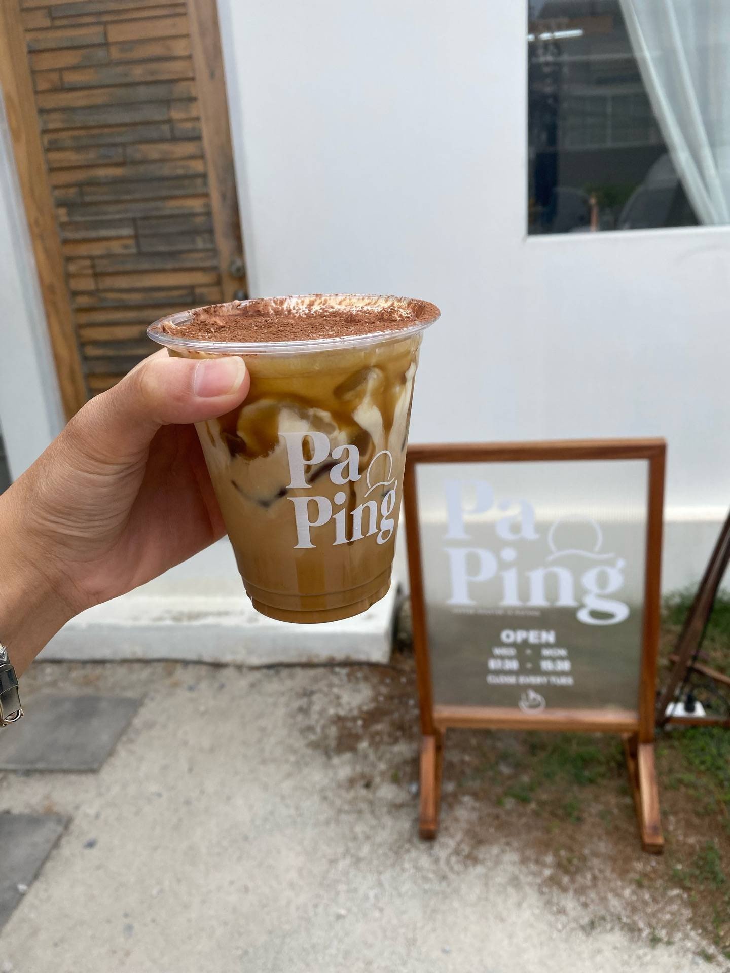รีวิว Paping Coffee มาบข่า - กาแฟอร่อยมาก หอม มีเมนูใหม่ๆเพิ่มตลอด ร้านอาจจะไกลจากถนนหลัก แต่ ...