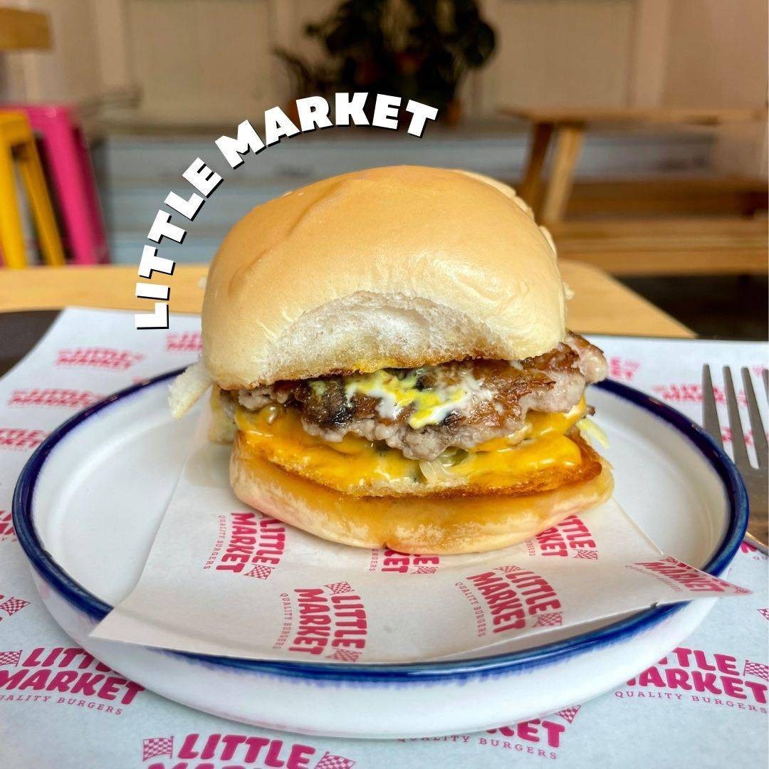รีวิว Little Market - ร้านเบอร์เกอร์สไตล์อเมริกัน Little Market - Wongnai