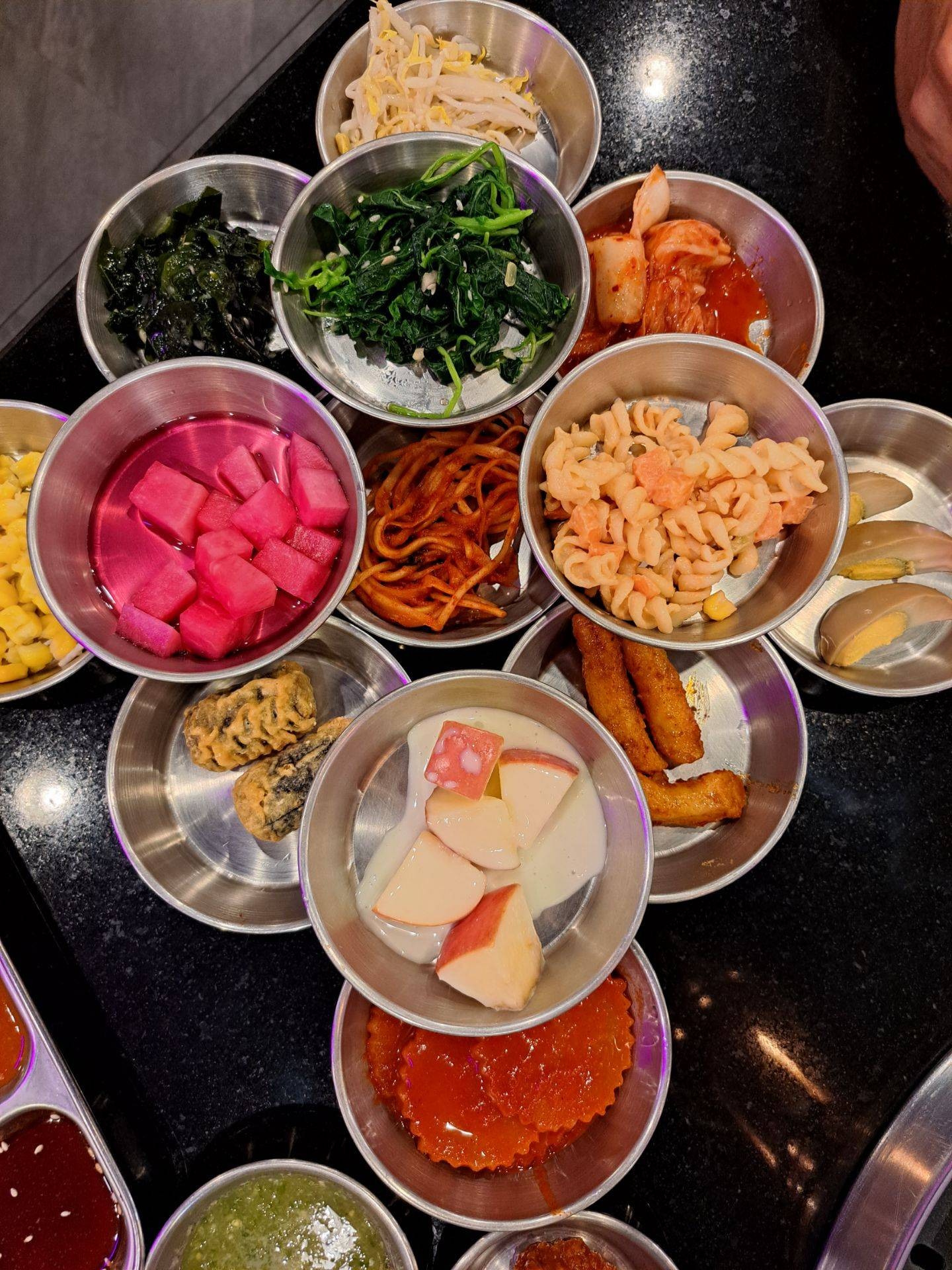 เครื่องเคียง ร้าน Hongdae Korean Bbq Buffet Future park rangsit