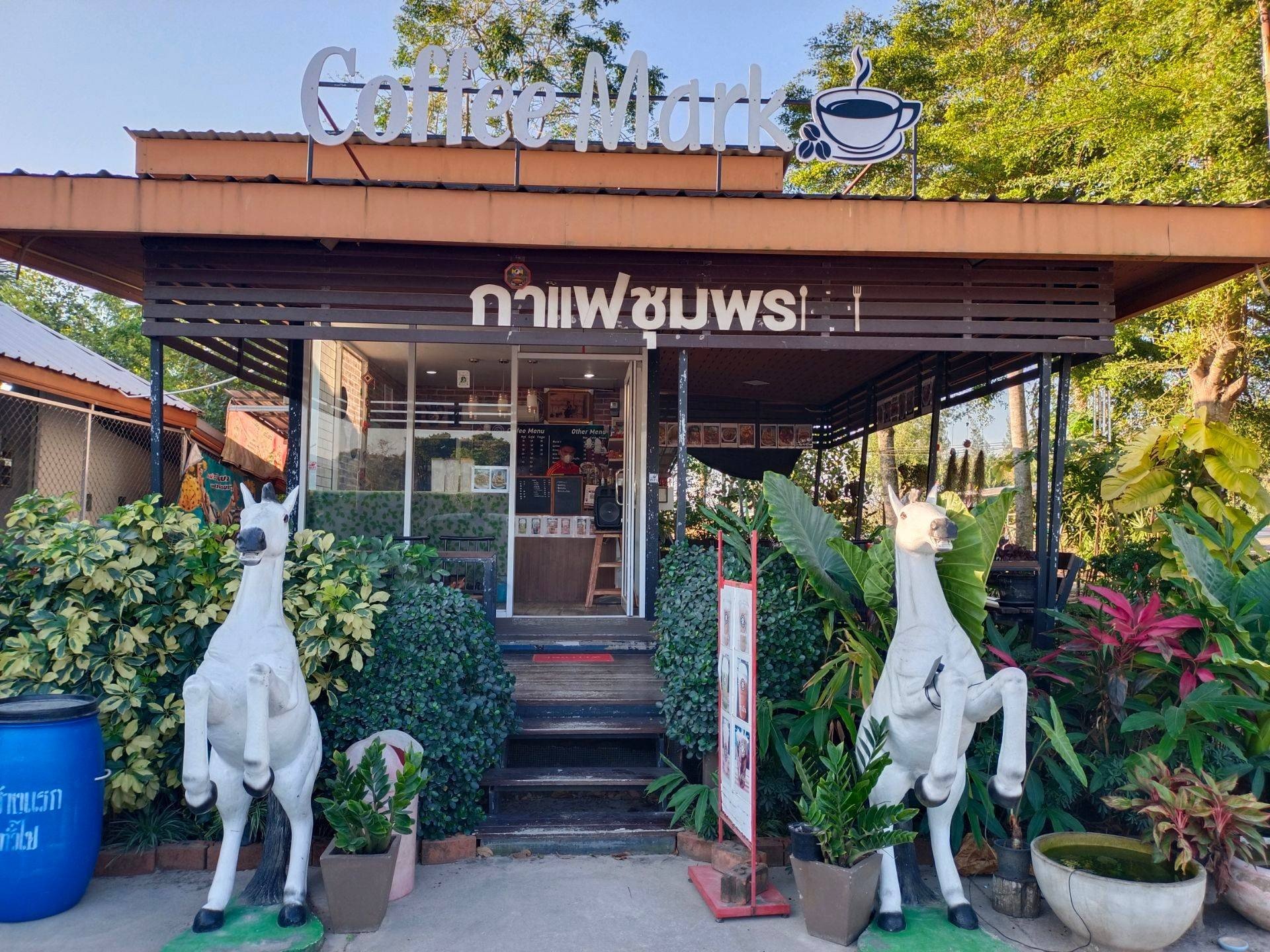 รีวิว Coffee Mark กาแฟชุมพร - (ประจวบคีรีขันธ์) ร้านกาแฟขาลงใต้ เลยบาง ...