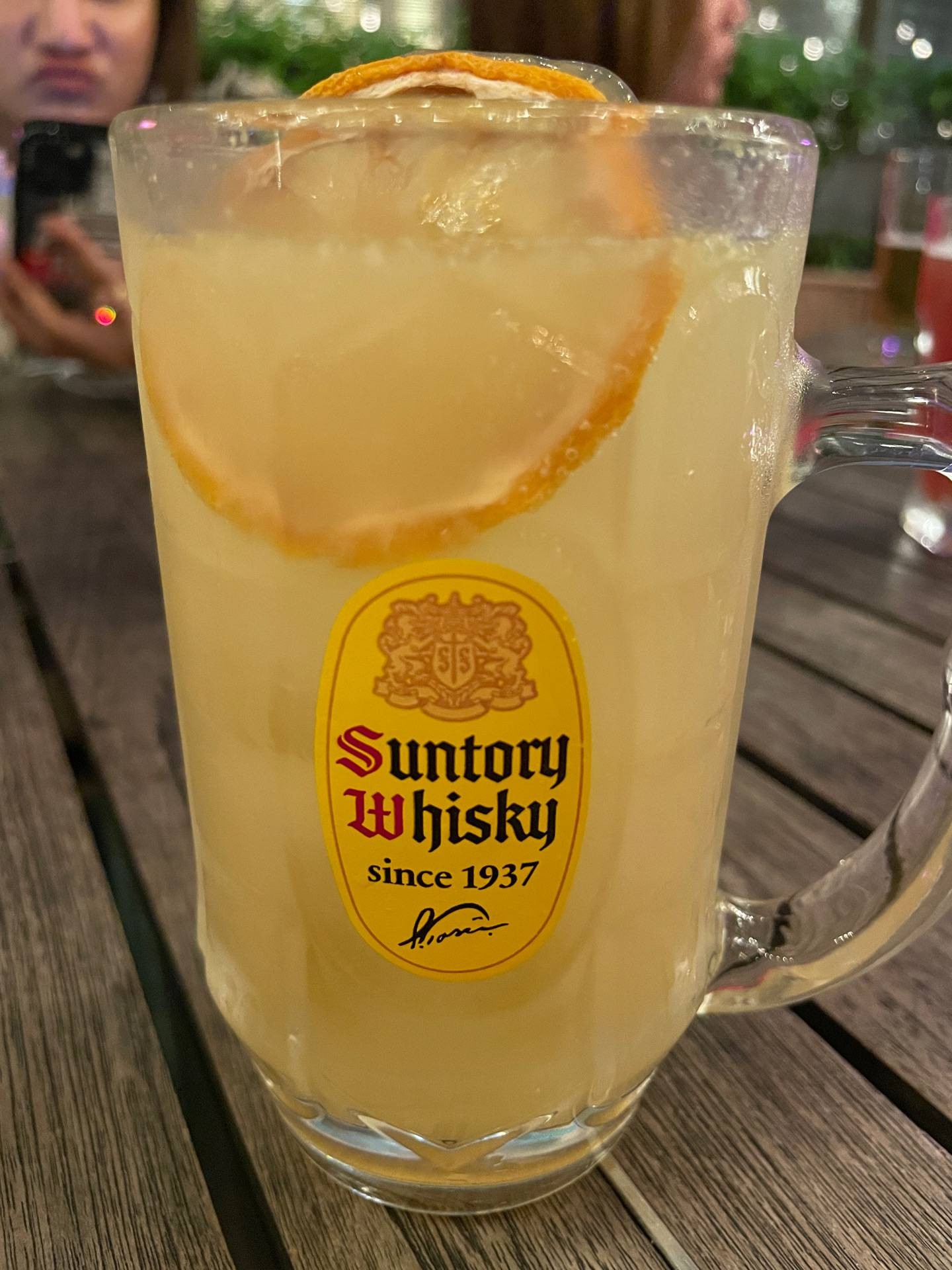 Yuzu Highball ร้าน Beer Belly 72 Courtyard