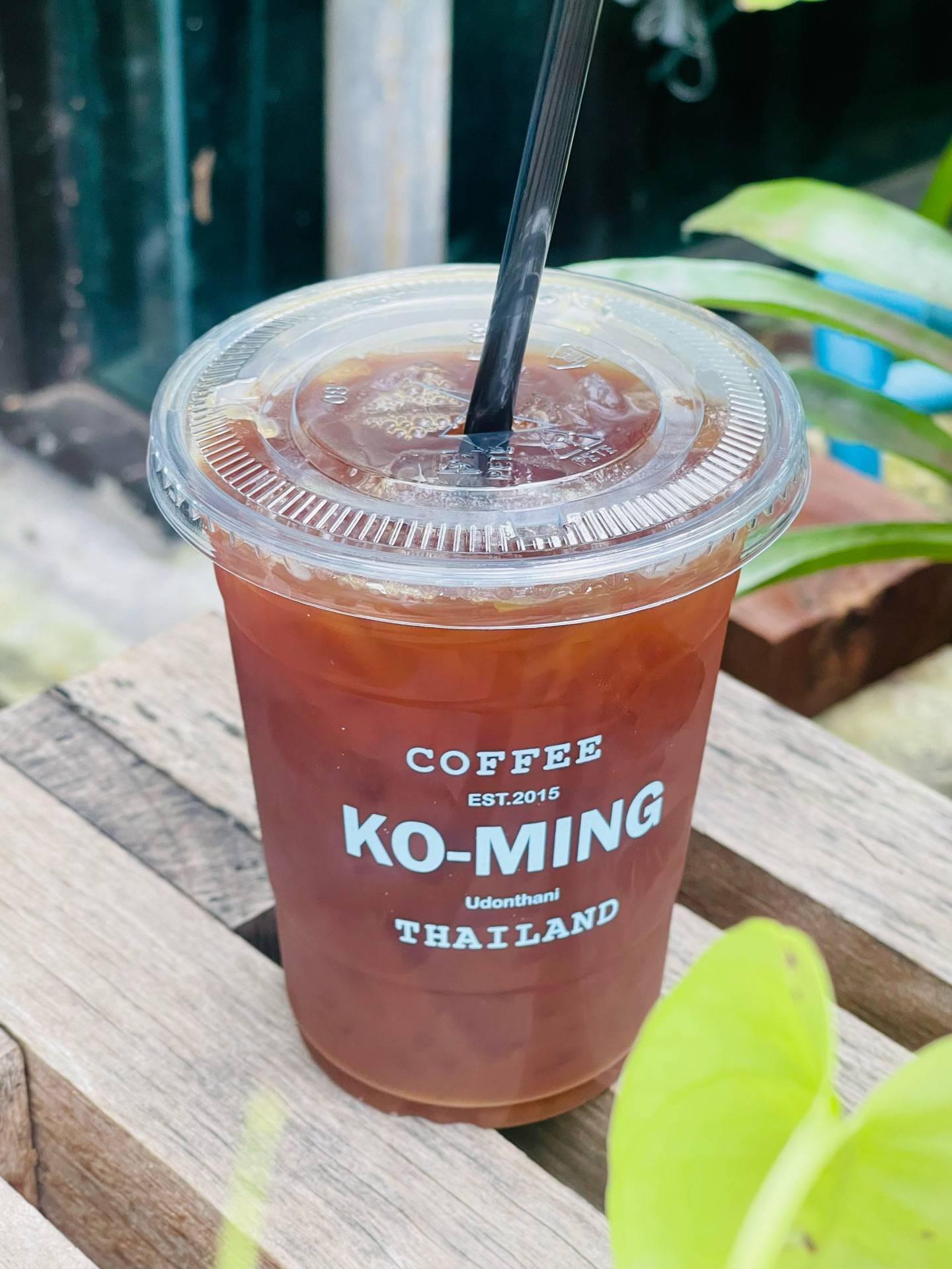 อเมริกาโน่เย็น ร้าน Ko-ming Cafe อุดรธานี