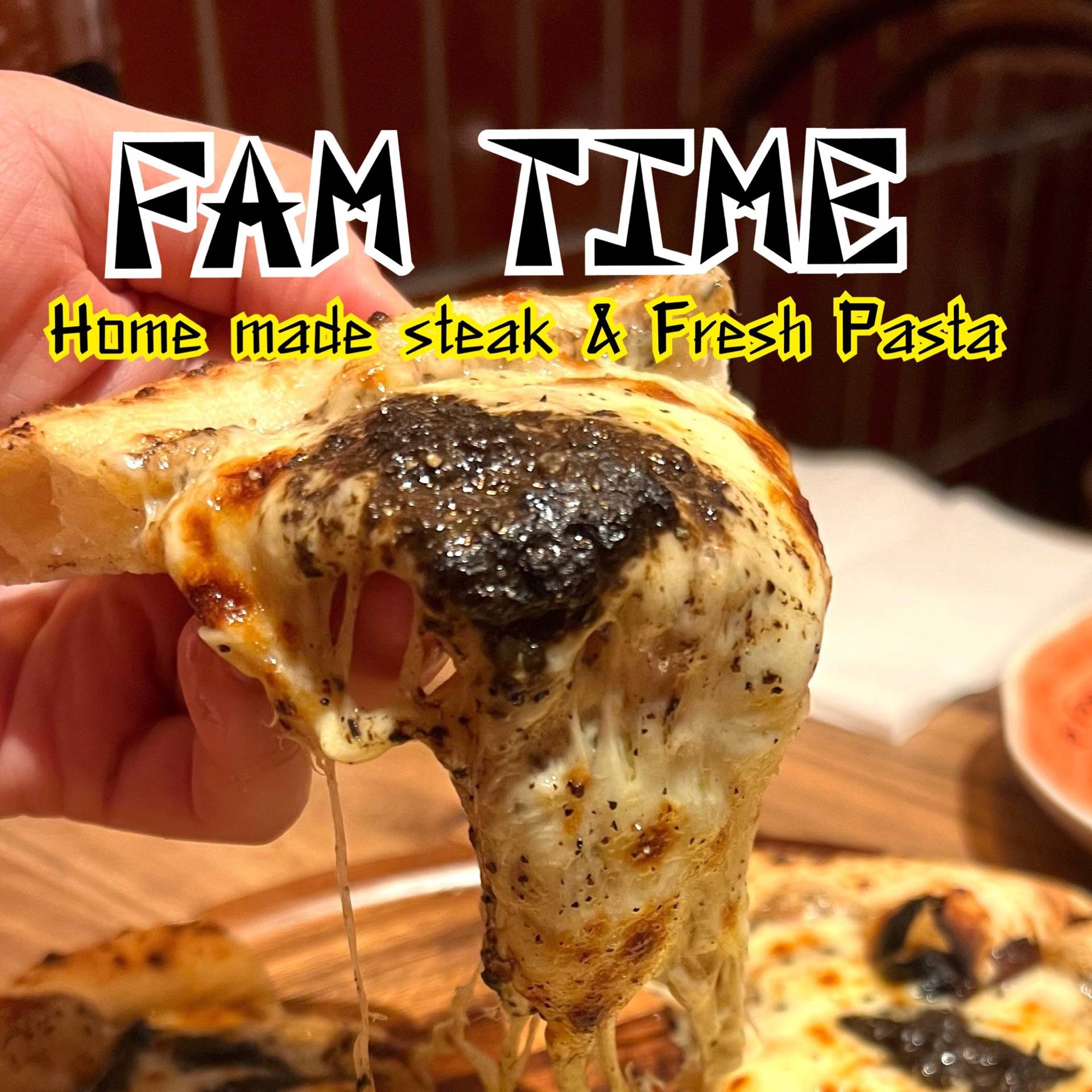 รีวิว Fam Time สยาม - ทรัฟเฟิลพิซซ่า เด็ดจริง - Wongnai