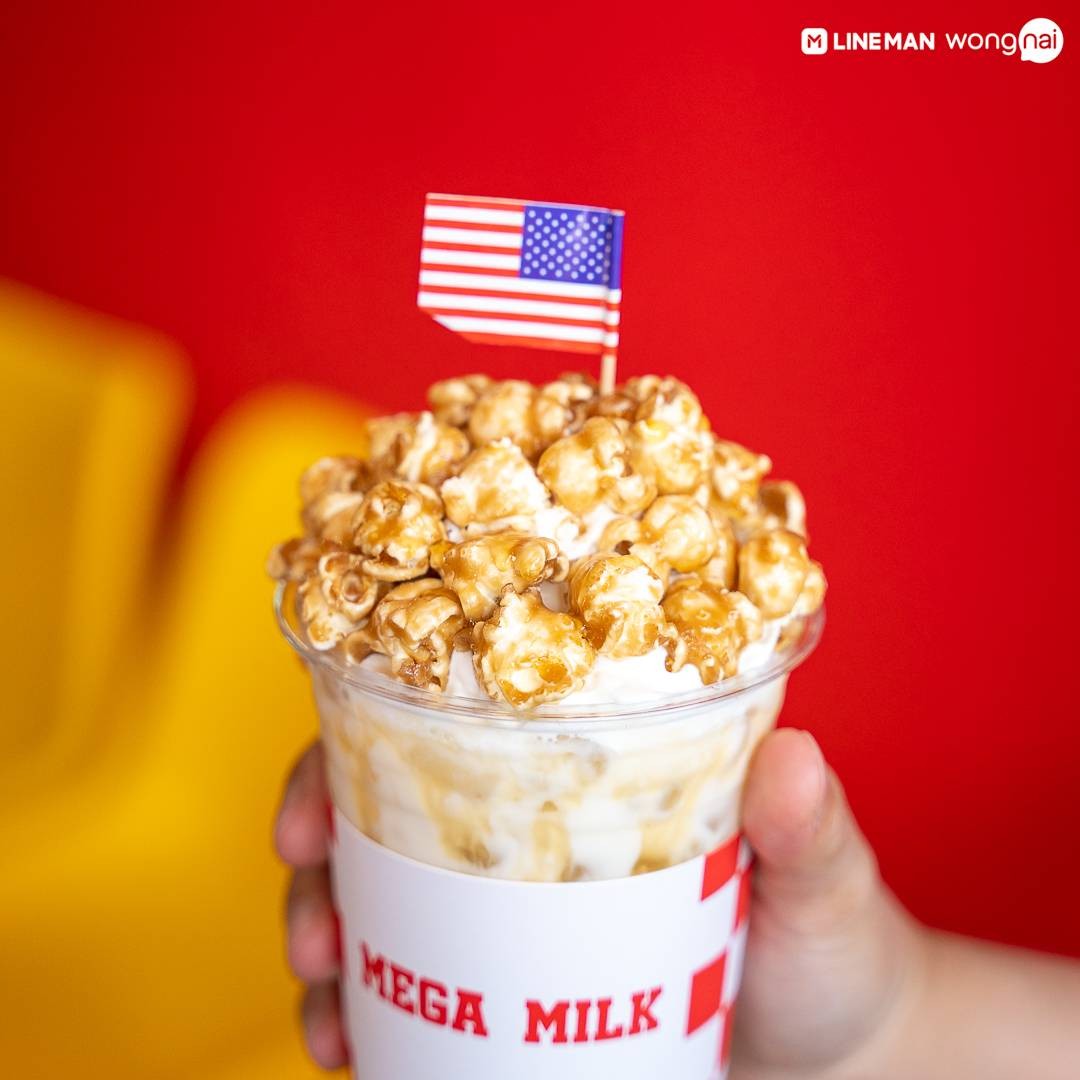 Caramel Milk Popcorn • 69 บาท นมรสคาราเมลท็อปด้วยป๊อปคอร์นกรอบเคลือบคา ...