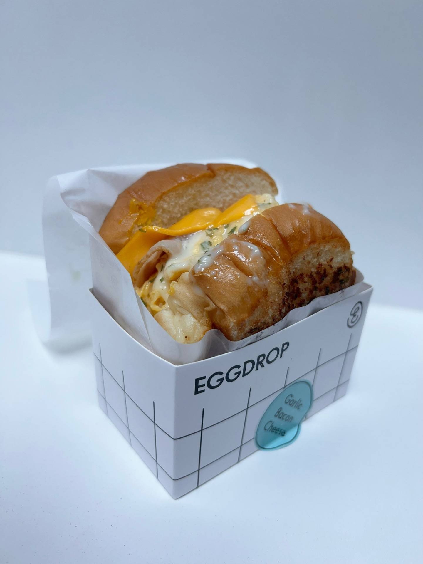 Garlic Bacon Cheese ร้าน Eggdrop Thailand Flagship Store Centerpoint Siam Square