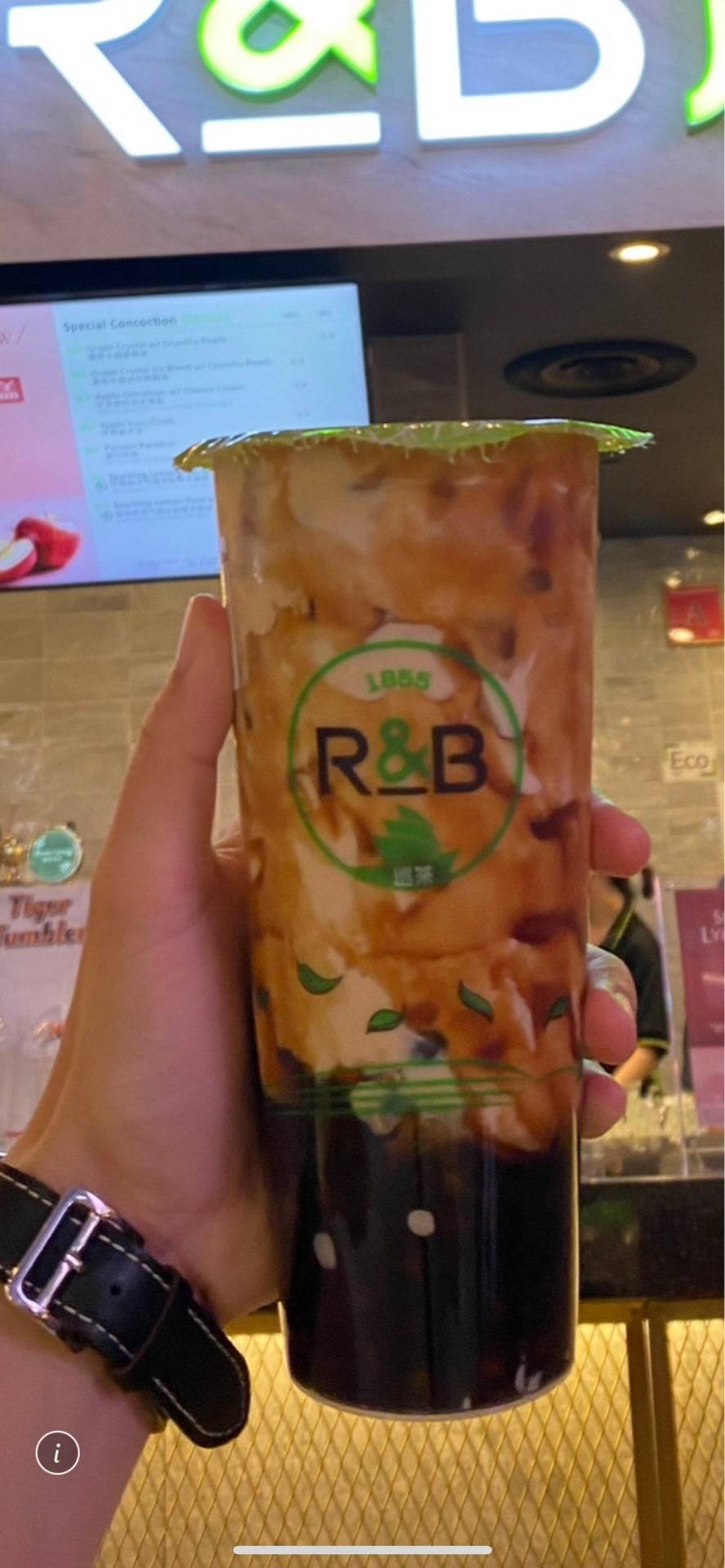 รีวิว R&B Tea Singapore Marina Square - ชานม Brown Sugar ที่อยากให้มา ...