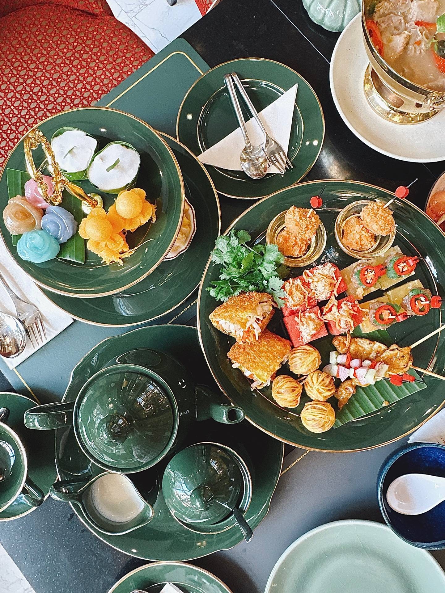 รีวิว อรุณ ไทย คูซีน โรงแรมแกรนด์เซ็นเตอร์พอยต์ - Thai Afternoon tea ...
