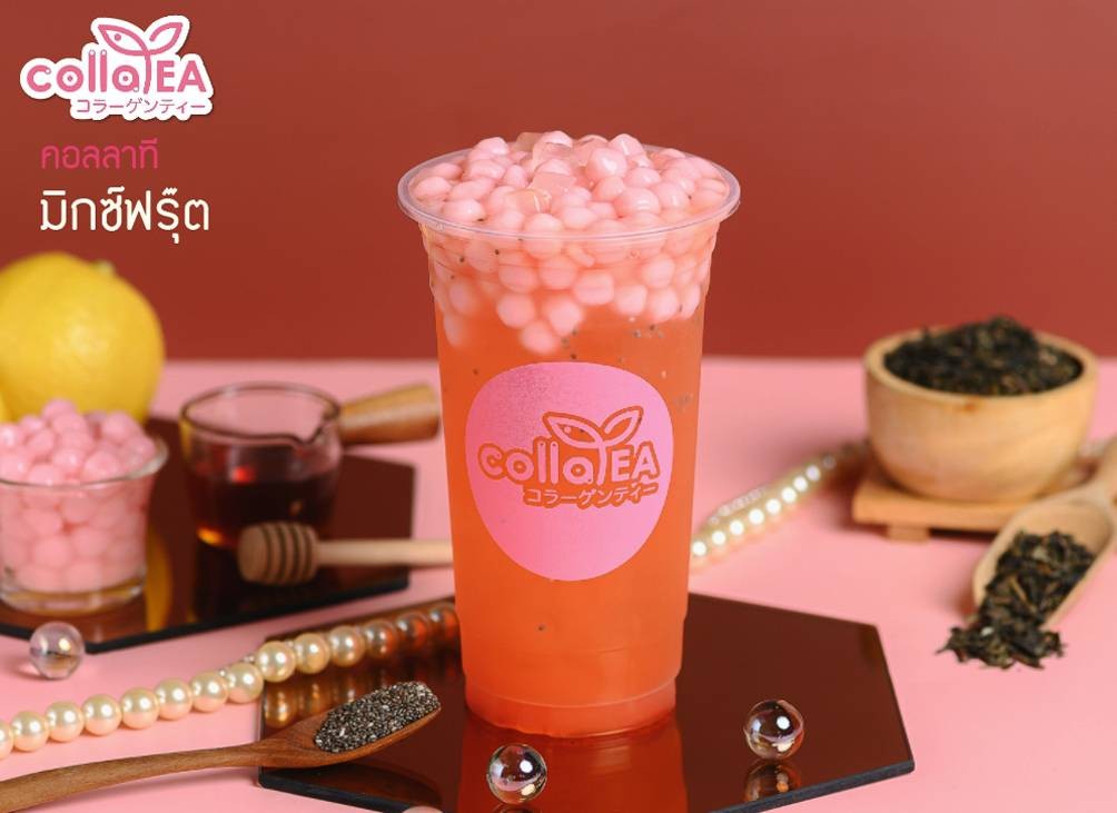 รูป ชานมไข่มุก คอลลาเจน Colla Tea-บางอ้อ มีตติ้งมอลล์ บางอ้อ