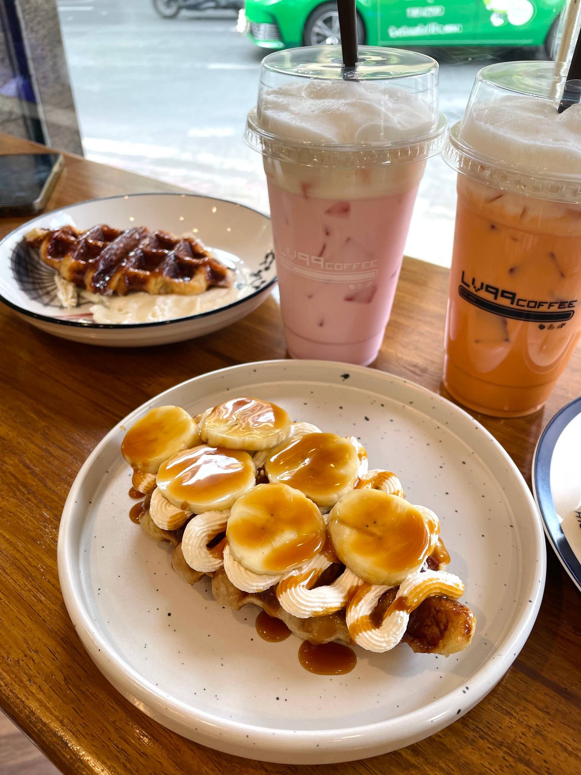 รีวิว LV99 coffee กาแฟสด โกโก้ ครอฟเฟิล LV99 Coffee กาแฟสด โกโก้ ครอฟเฟิล - ทำเลดี ครอฟเฟิลอร่อย