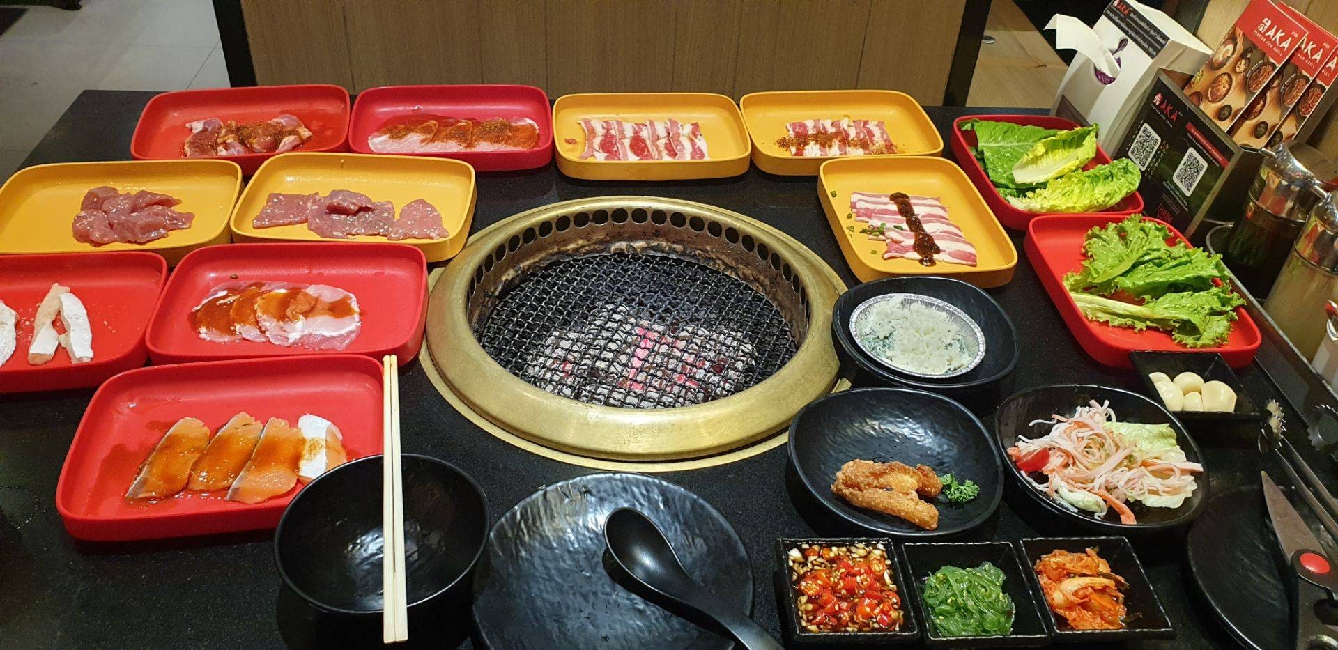 รีวิว AKA เซ็นทรัลพลาซ่าเวสต์เกต - Yakiniku น้ำจิ้มน้ำพริกเผา