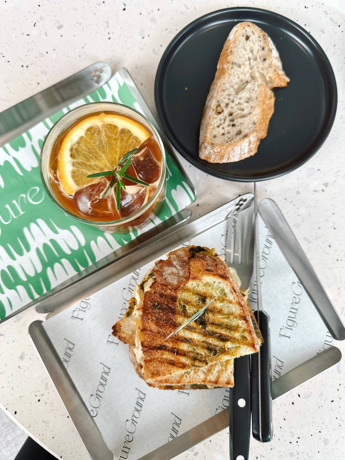 รีวิว figureground.cafe figureground.cafe - คาเฟ่โทนสีเขียว เพิ่งเปิด ...