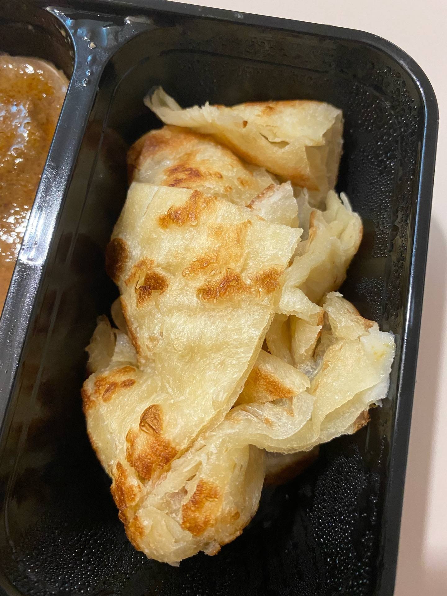 ชุดโรตีแกงมัสมั่น ร้าน Mama made Roti by Kahava Cafe ปั๊มบางจาก เย็นอากาศ