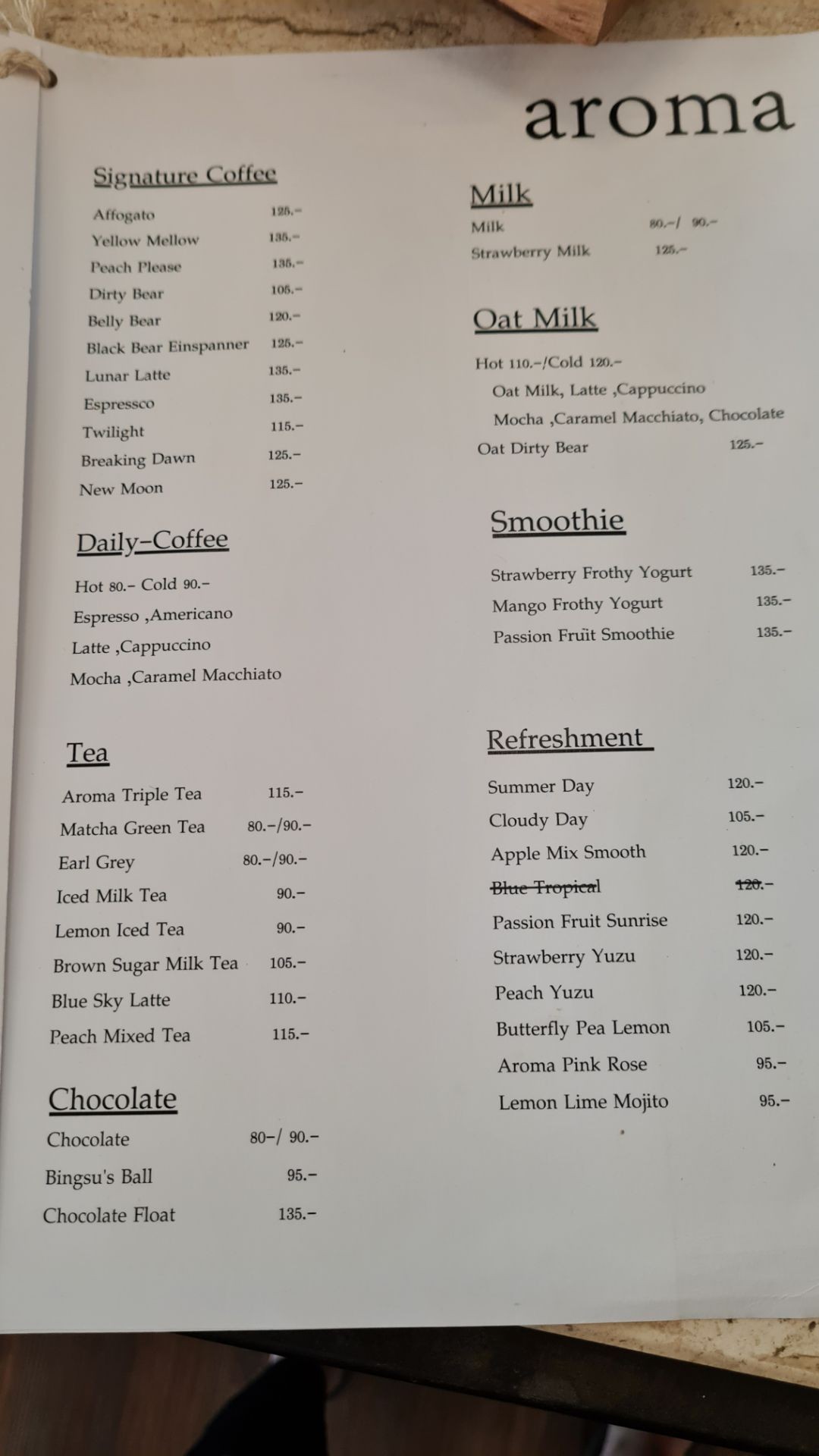 รูป Aroma cafe and eatery