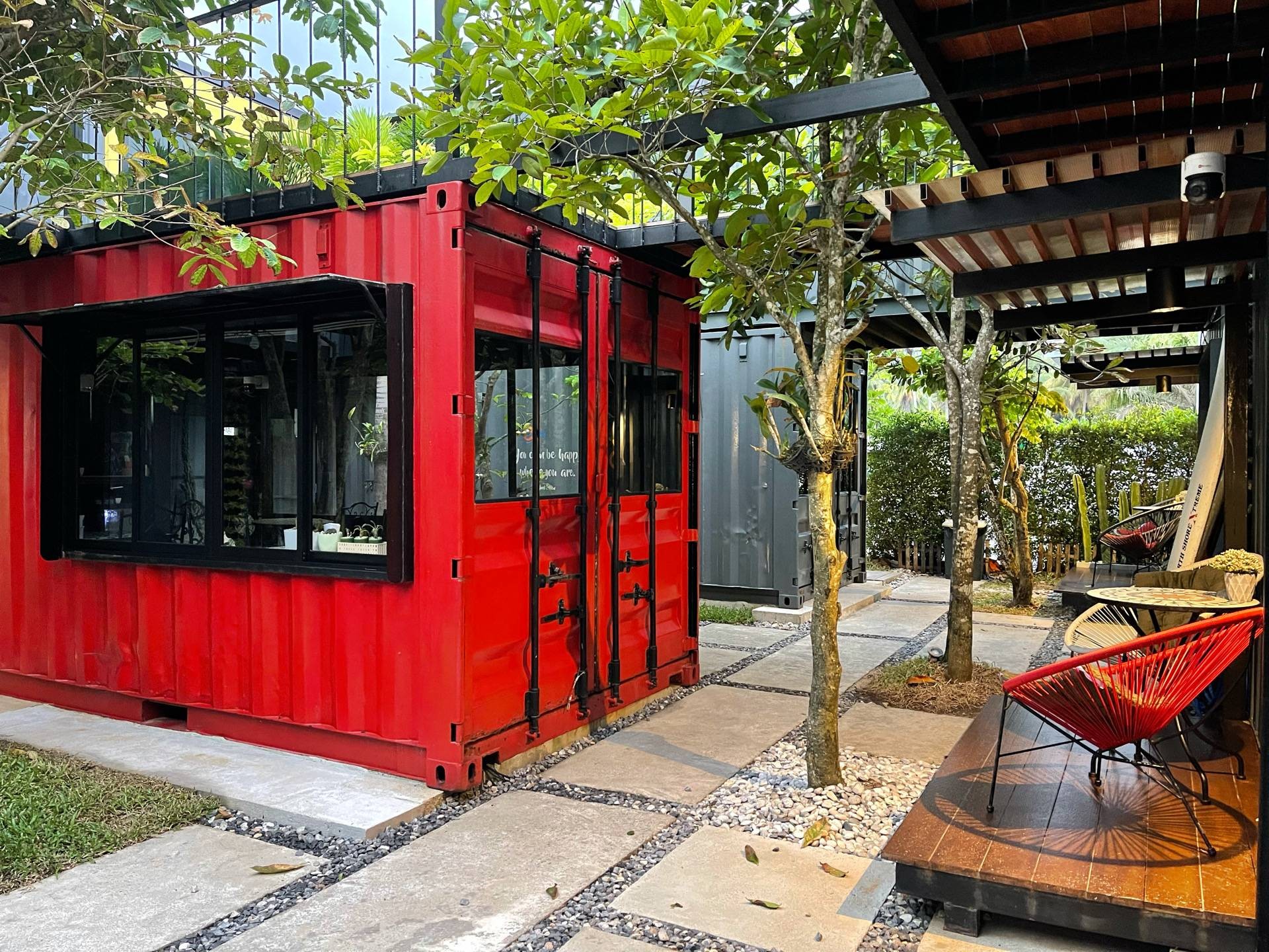 รูป The beach container resort