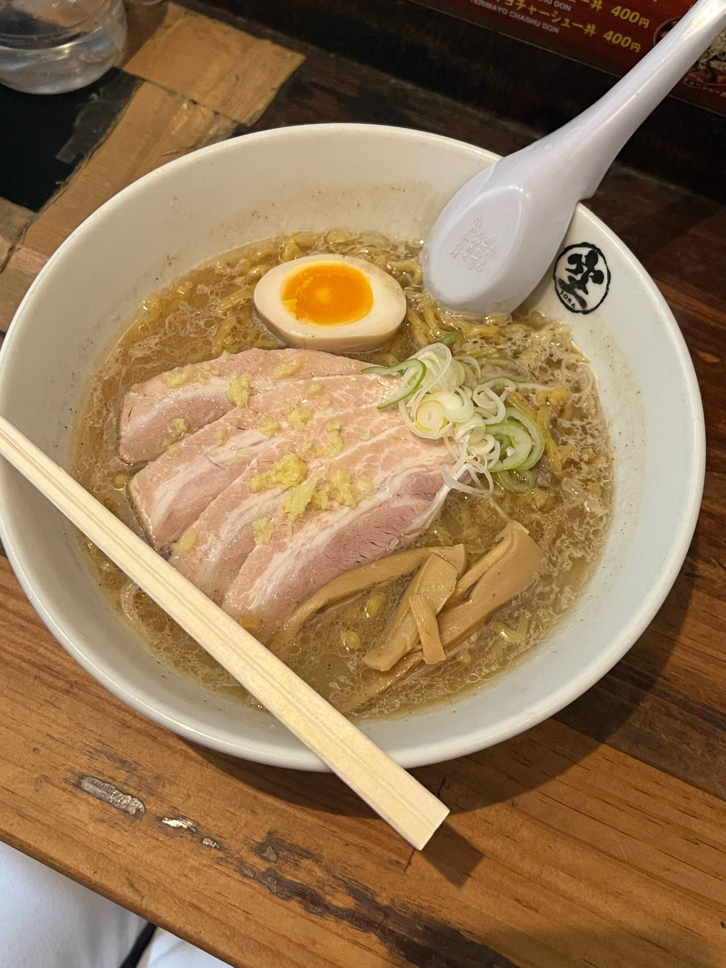 รีวิว Ramen Sora - Miso ramen อร่อยมากๆ แม้หน้าร้านจะดูเก่าๆ
