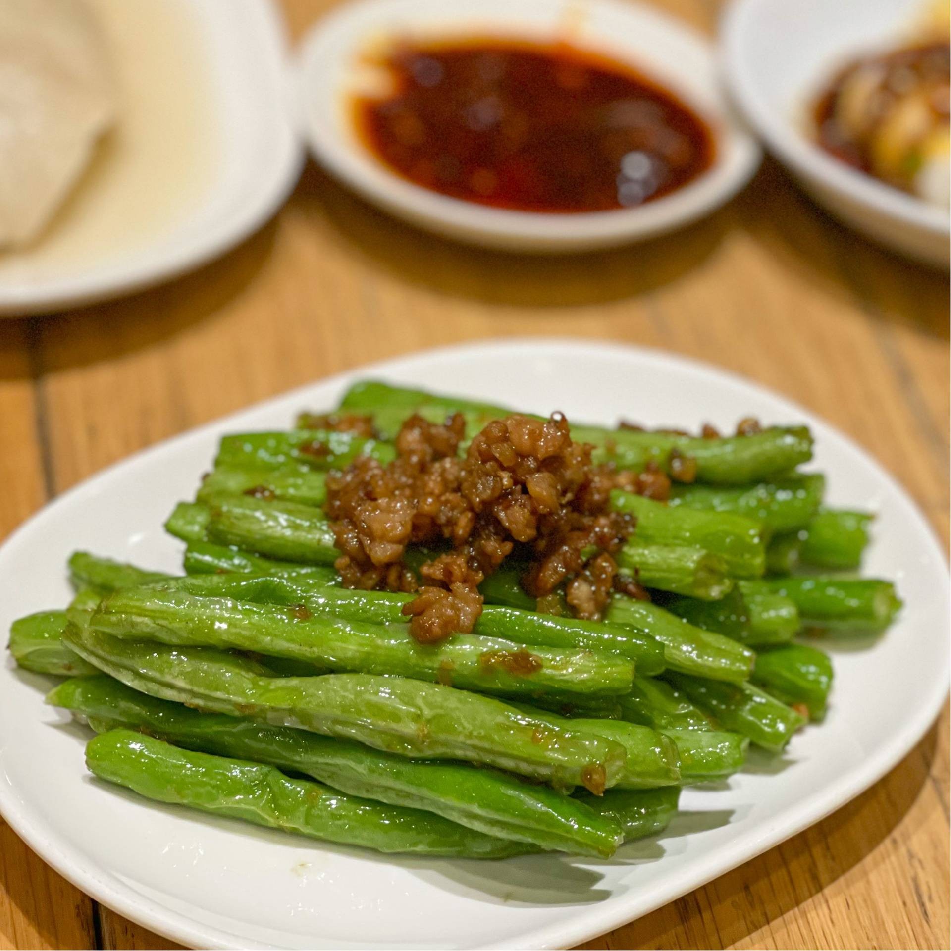 ถั่วแขกผัด ร้าน Din Tai Fung เซ็นทรัลลาดพร้าว