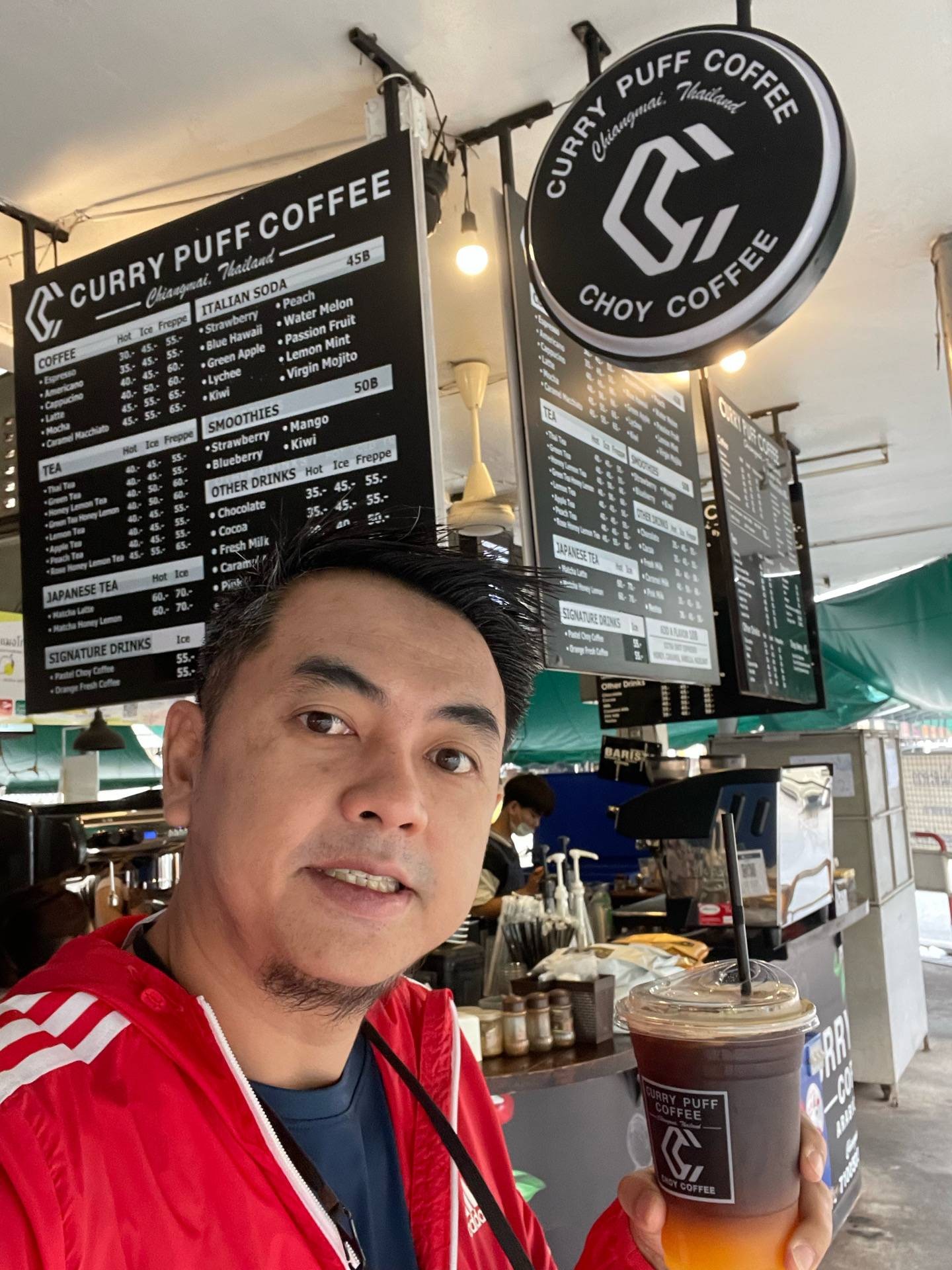 รีวิว Curry Puff Coffee ม.ราชภัฏเชียงใหม่ - หากาแฟกินในตลาด