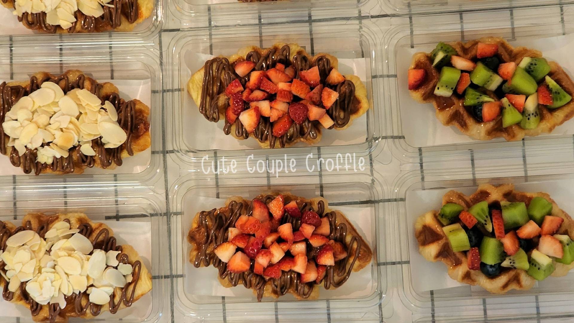 Cute Couple Croffle (ครอฟเฟิล) - สั่งอาหารเดลิเวอรี | Wongnai x LINE MAN