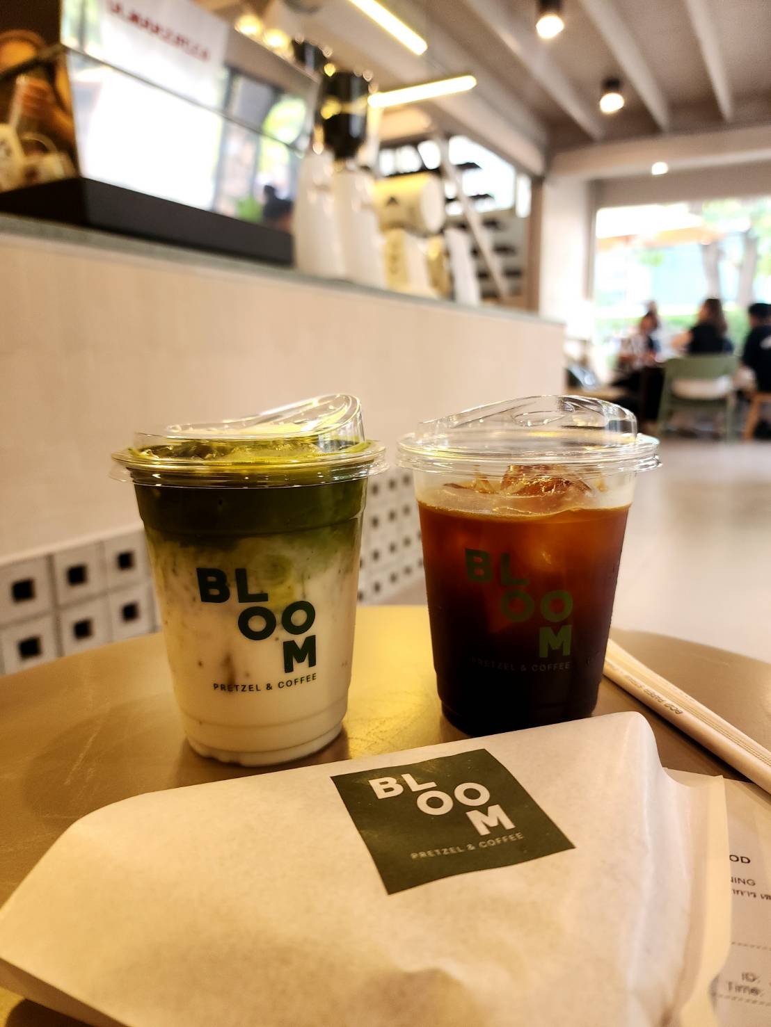 รีวิว BLOOM BKK พระราม 9 - BLOOM Pretzel&Coffee พระราม9